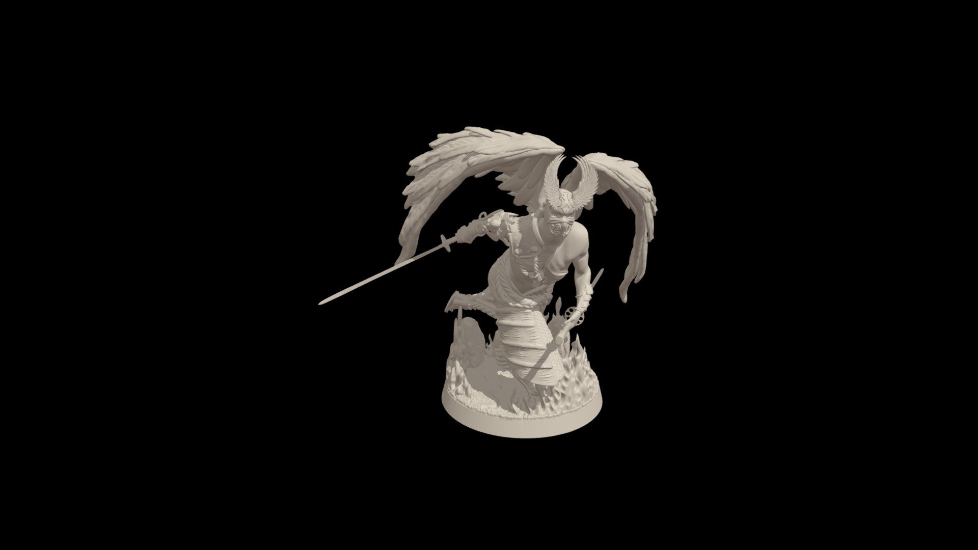 Samurai Angel - 3D model by R3Dmakers (@jason0211) [b8c7afb] - Sketchfab
