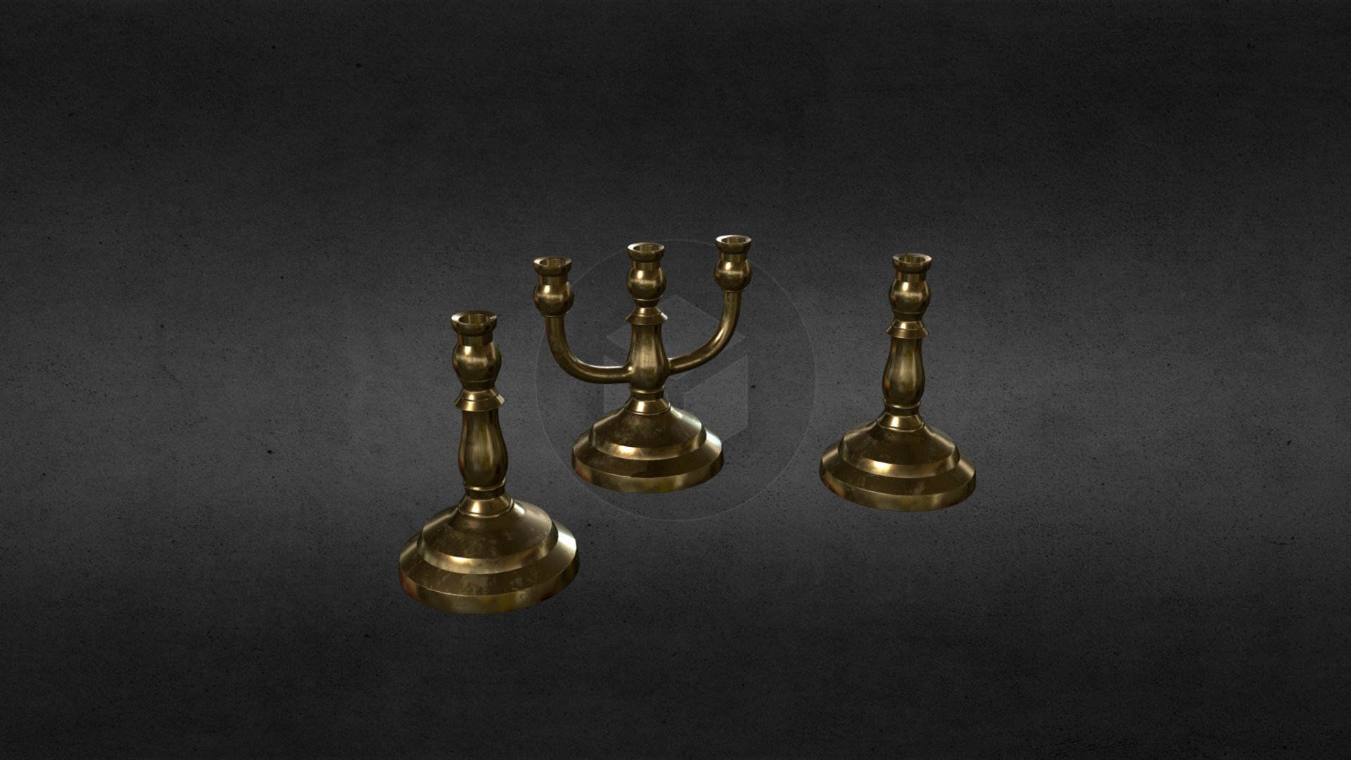 Candelabra - 3D model by Midas (@midas-t0uch) [b8c7b9c] - Sketchfab