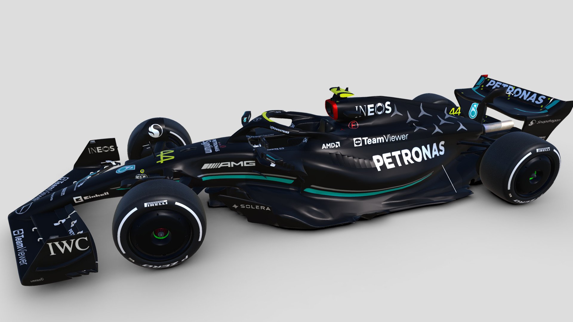 F1 2023 Mercedes W14 - 3D model by Excalibur [b8c8db0] - Sketchfab