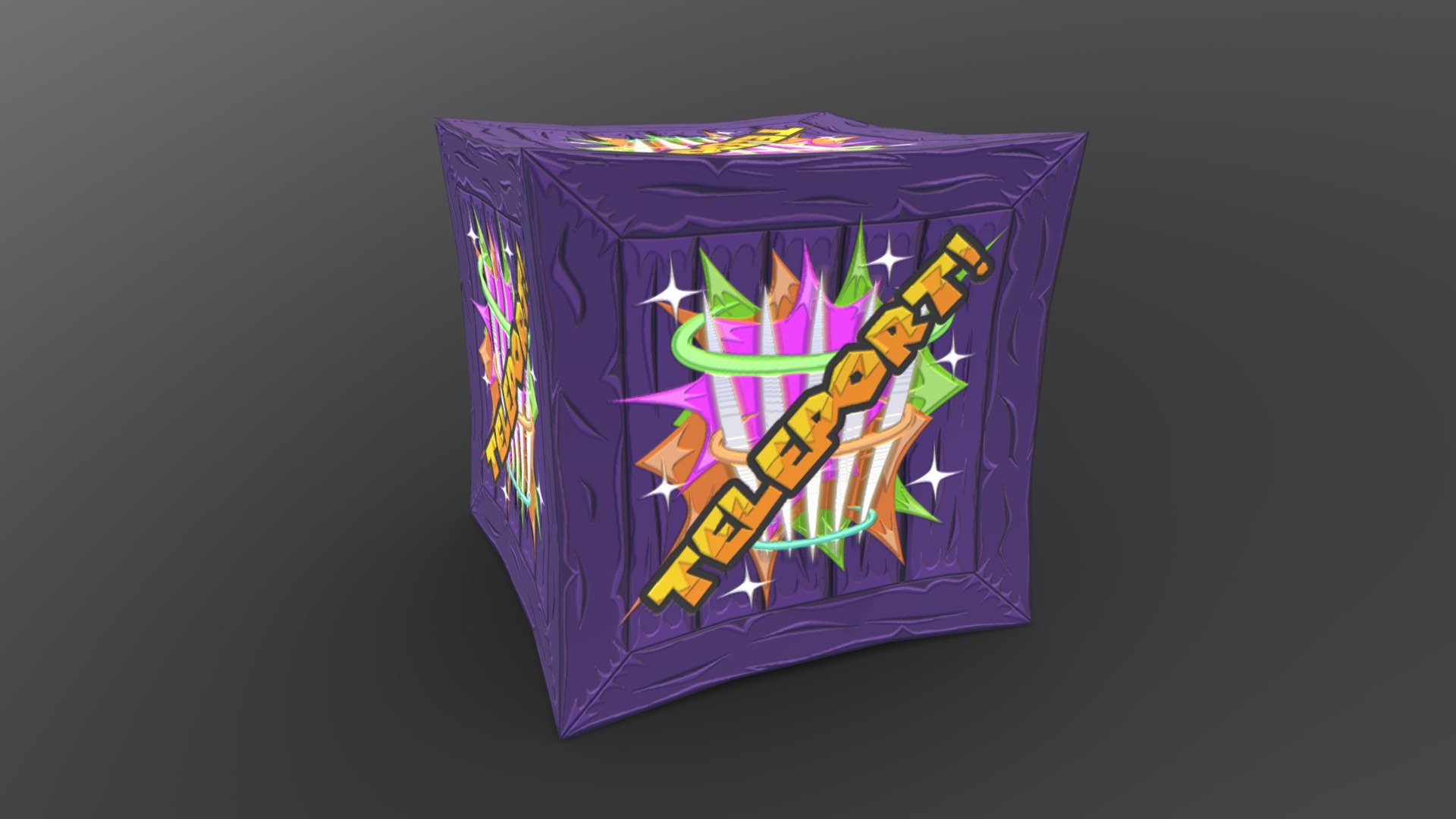 Toon Box With Teleport Icon - 3D model by Trifles GS (@TriflesGS ...