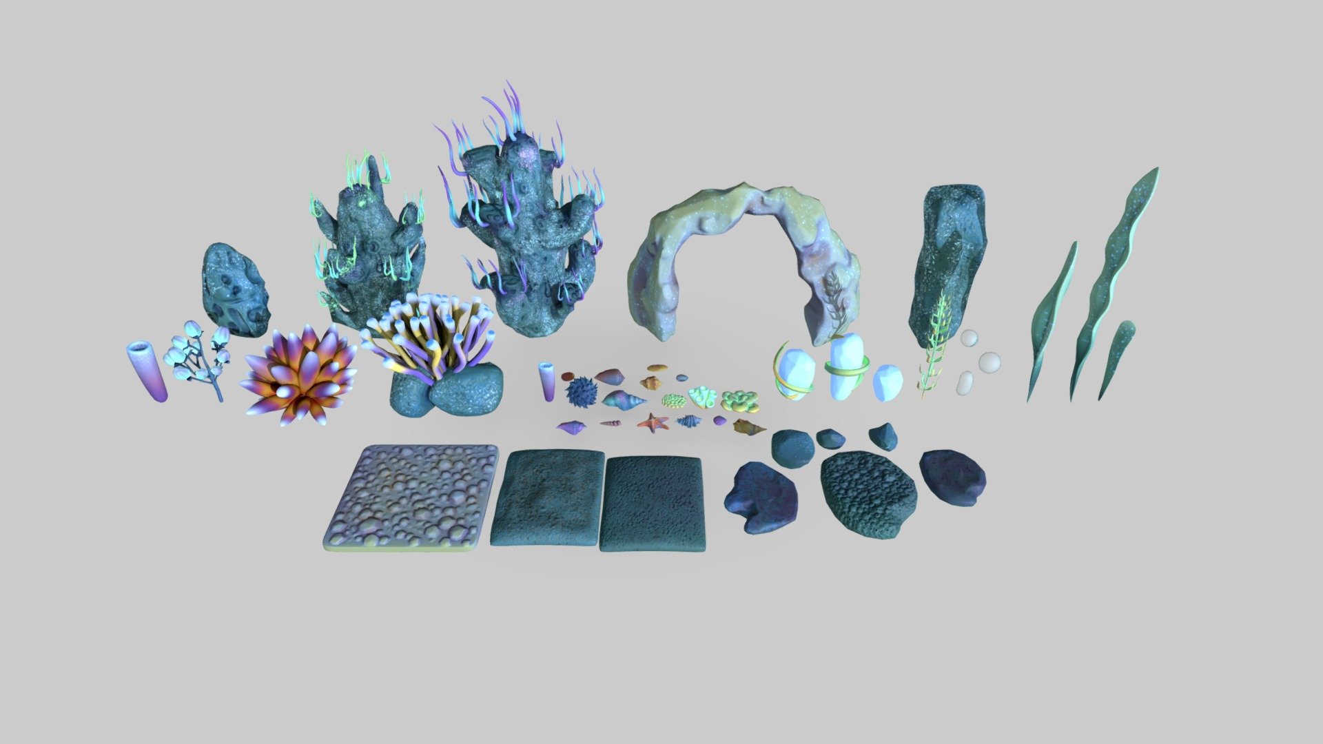 sea modular - 3D model by leannzuo [b8cd033] - Sketchfab