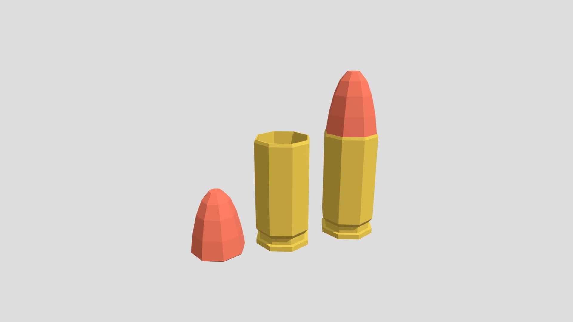9mm bullet low poly - Download Free 3D model by matsimus (@matsi_mus ...