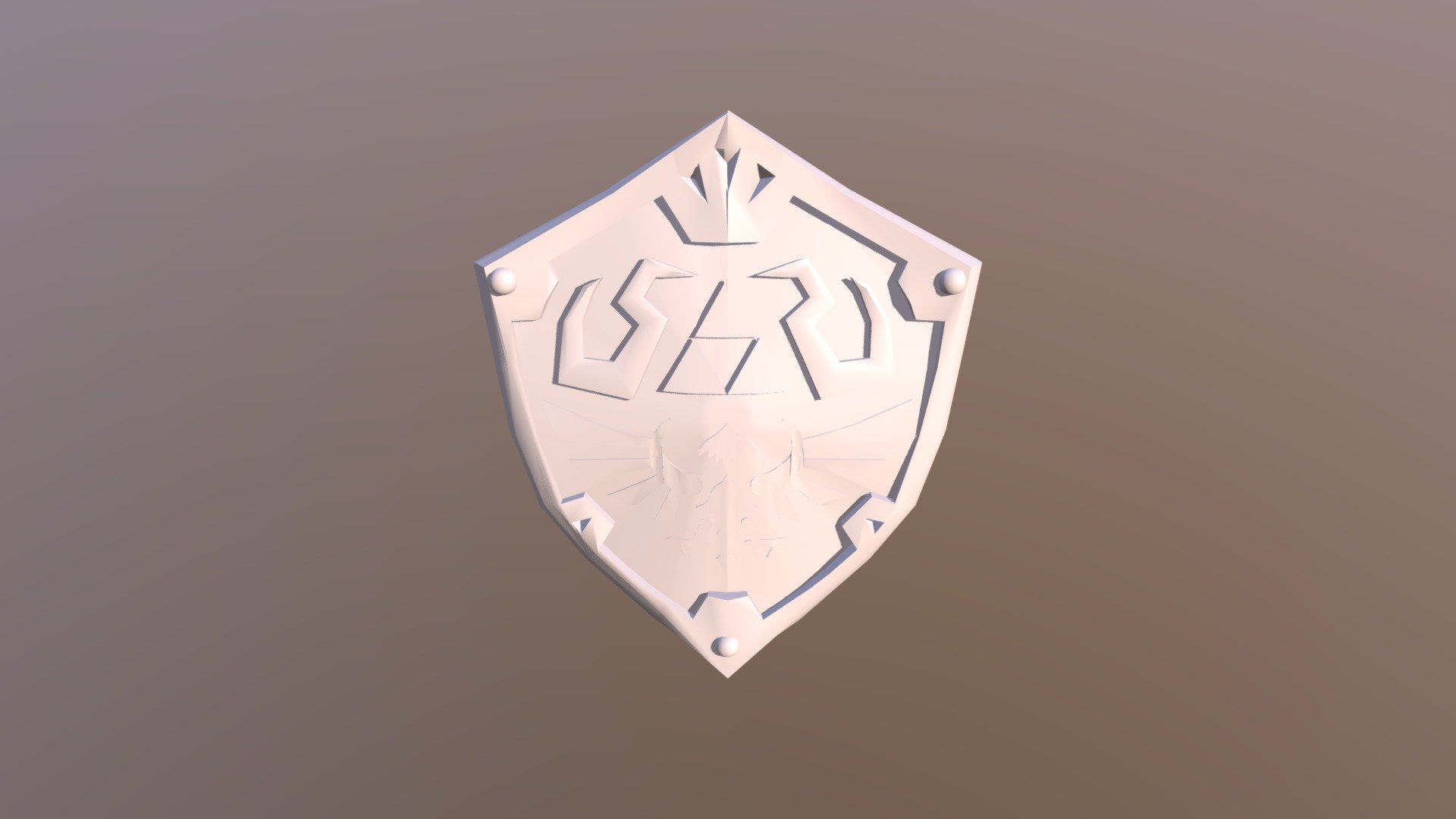 High Poly Link Shield - 3D model by Troy.W [b8d34e7] - Sketchfab
