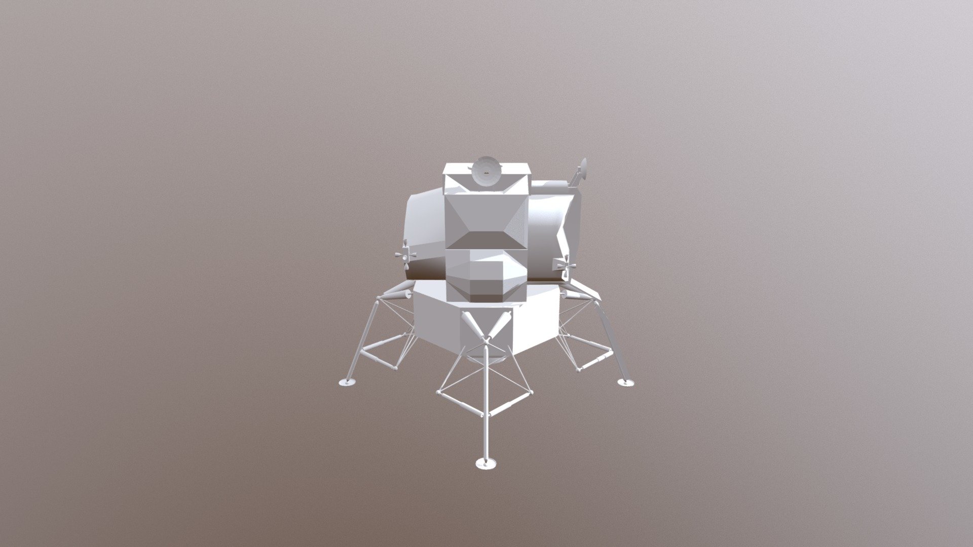 Lunar Lander - Test Version - 3D model by Cam McKenzie (@archomental ...