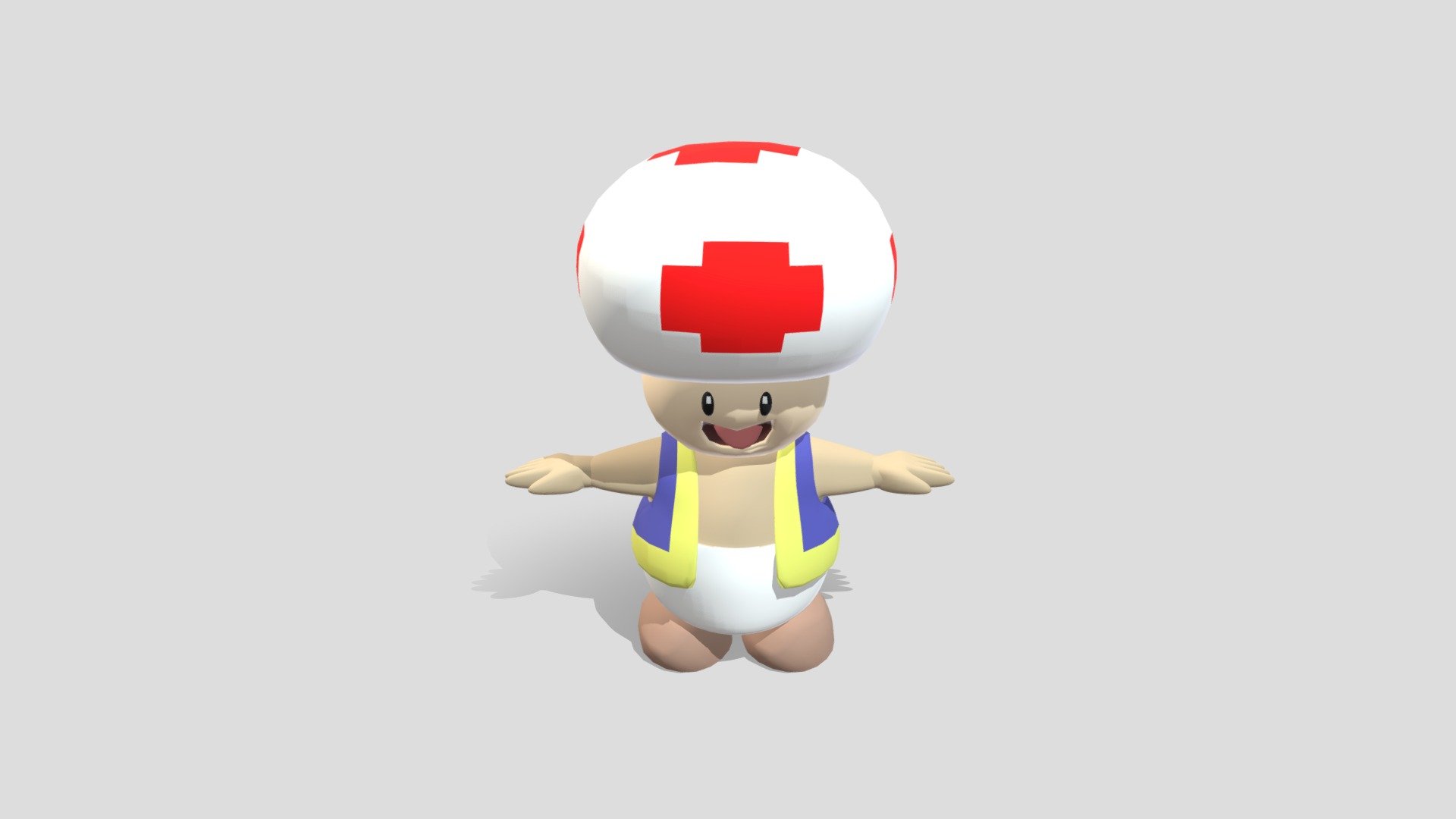 Progreso 1 Toad - 3D model by sofyencalada [b8dc7a2] - Sketchfab