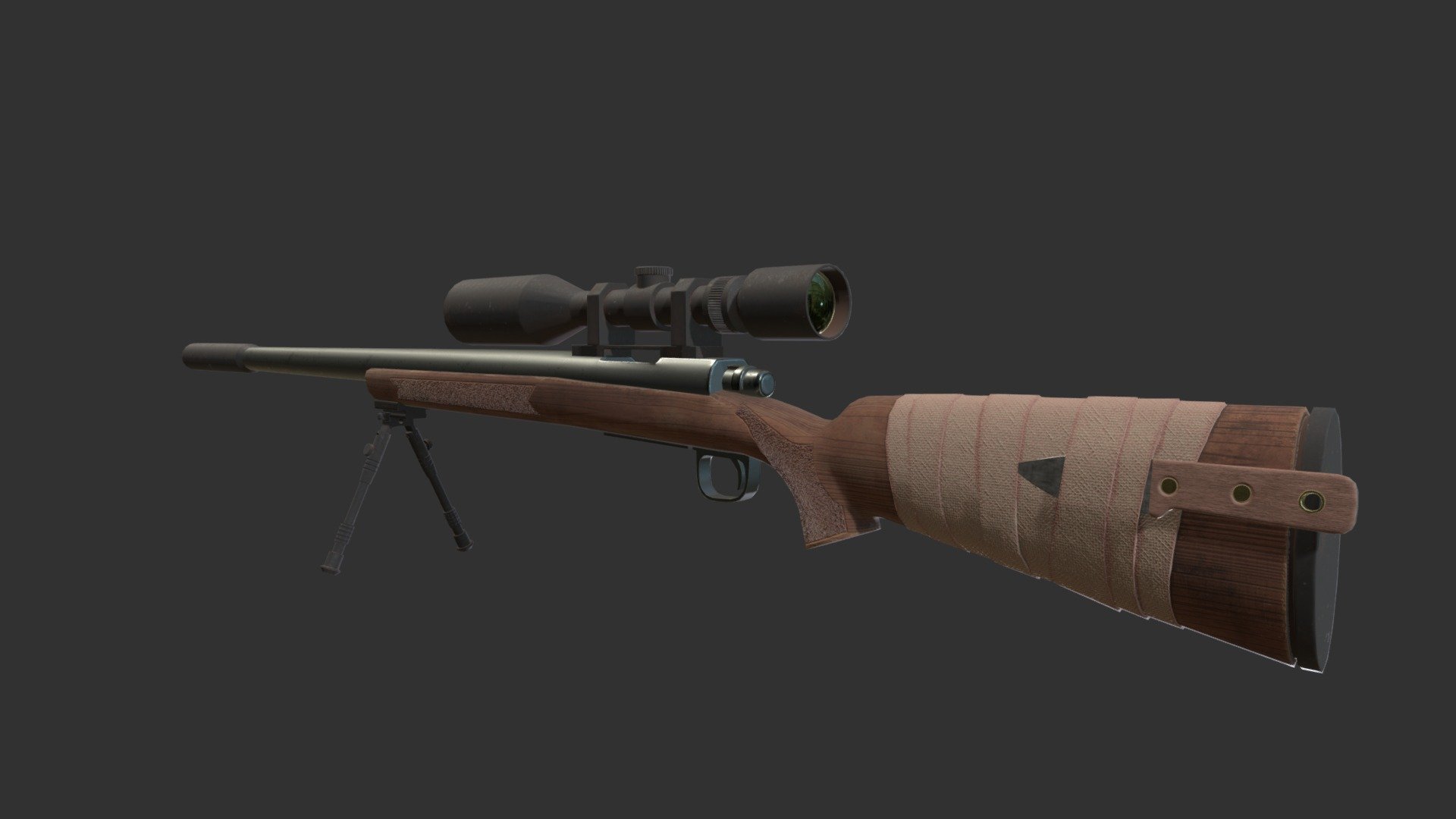 M700 Sniper Rifle - 3D model by KathleenWouters [b8de00d] - Sketchfab