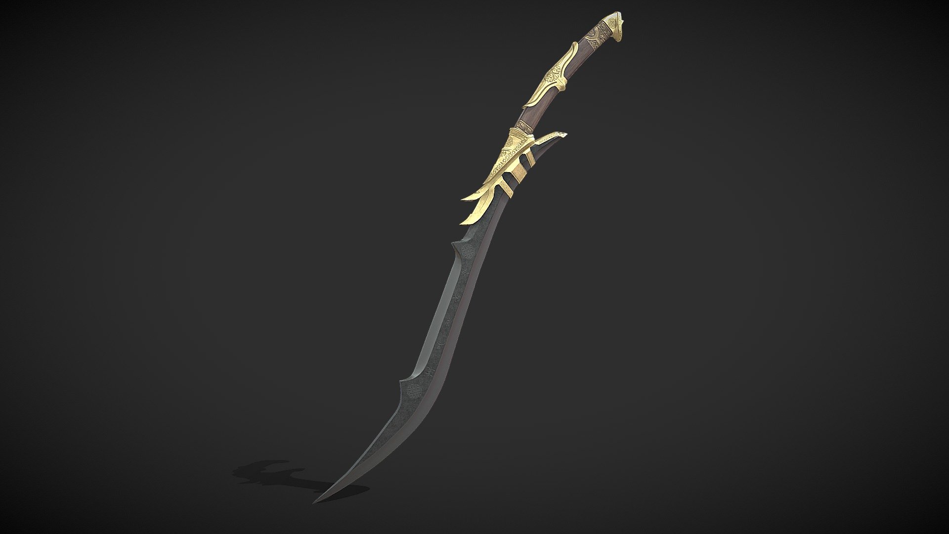 Mithrodin Sword - 3D model by Manohar (@manohar.creed) [b8de882 ...
