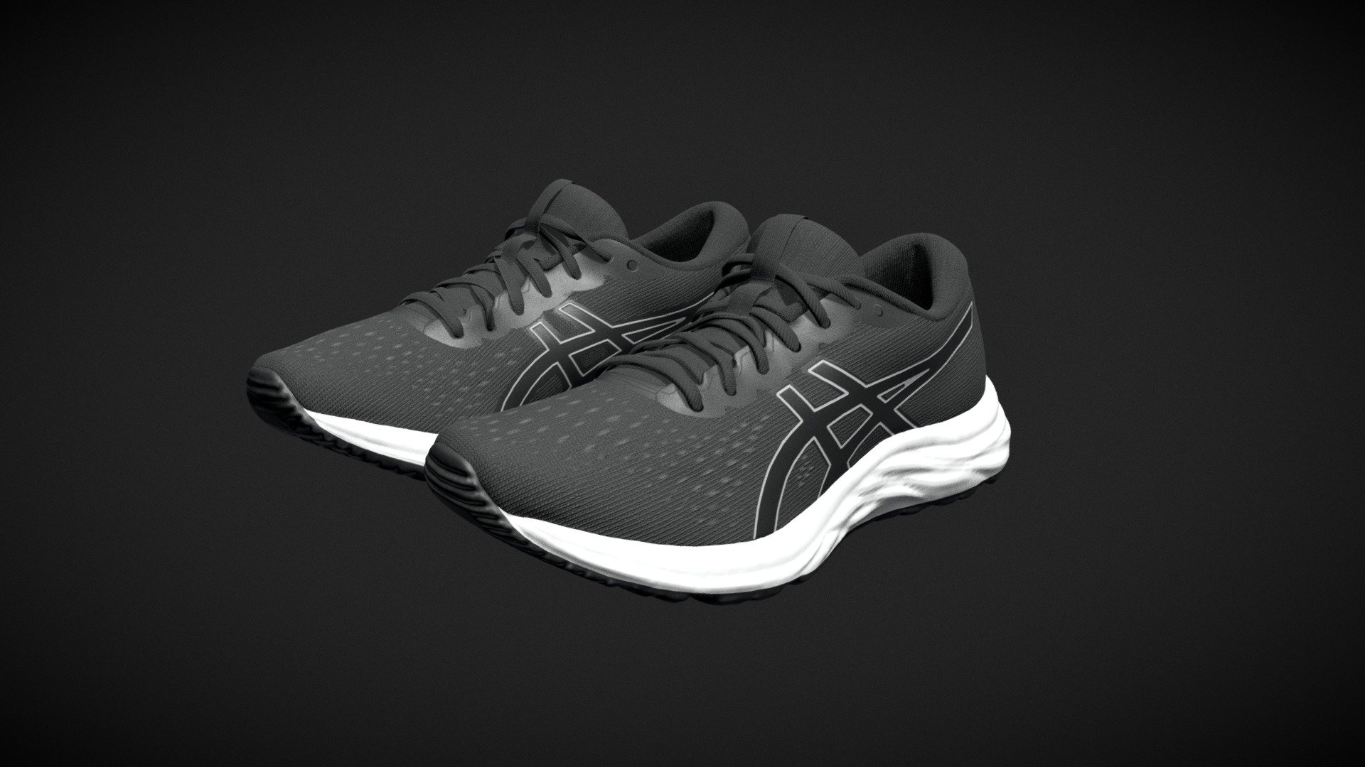 ASICS Sports Shoe - 3D model by Yvonne Wang (@YvonneWangYanLin ...