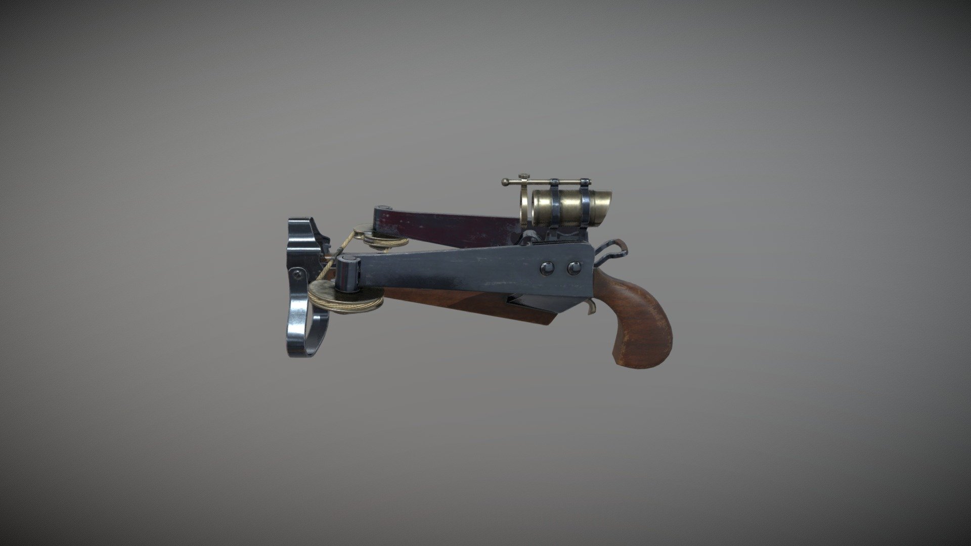 one-handed crossbow - 3D model by Oleksandr Korniev (@Alexander.Kornev ...