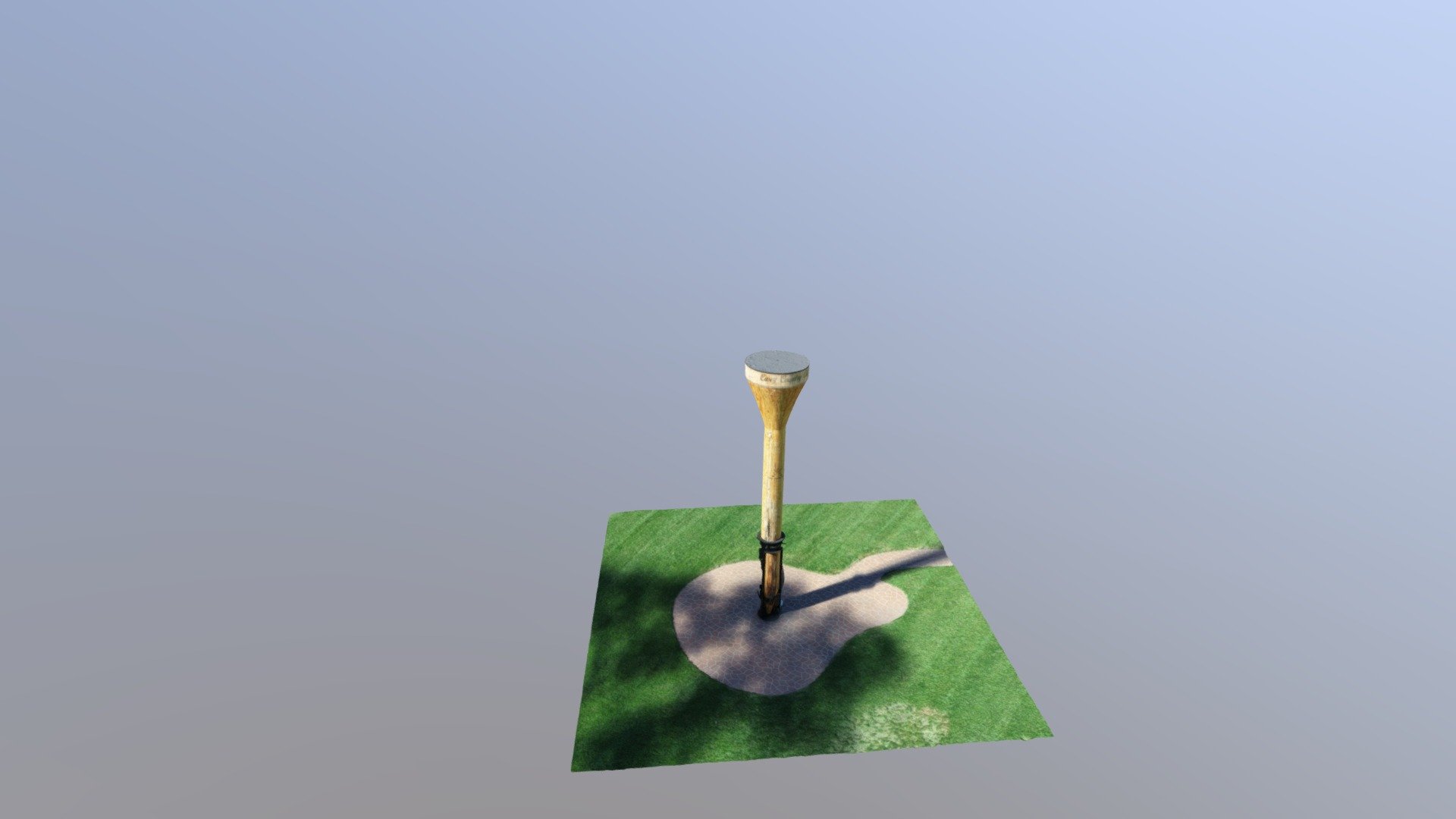 Worlds Largest Golf Tee - 3D model by AustinYager [b8df5cb] - Sketchfab