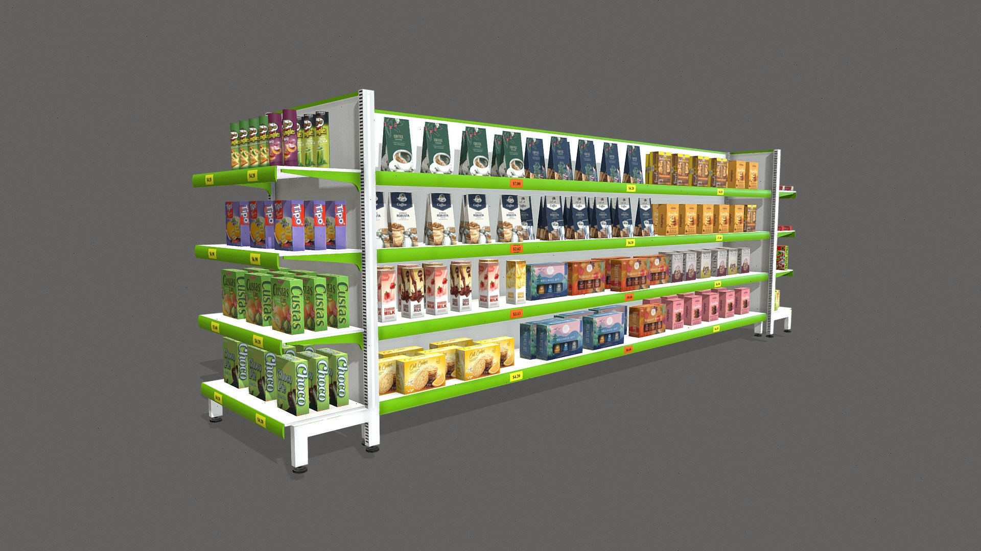 Grocery_Rack Lowpoly - Buy Royalty Free 3D model by 3D Dreamscapes ...