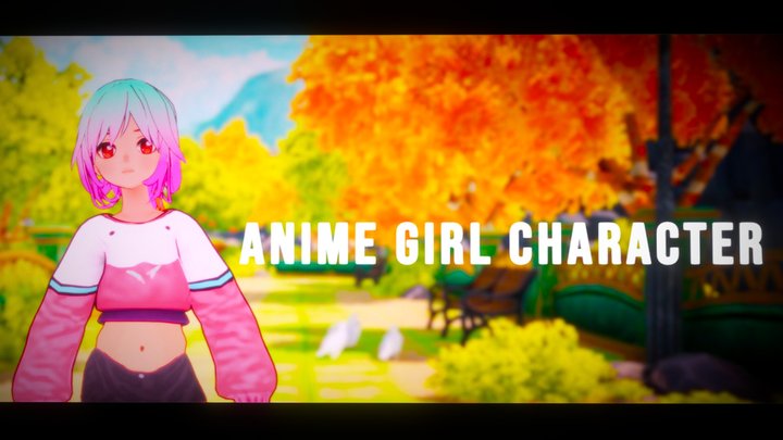 Anime-character 3D models - Sketchfab