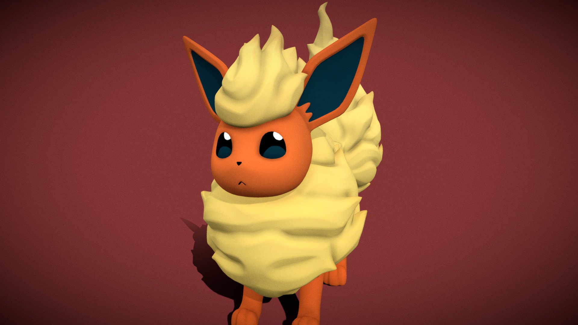 Flareon - 3D model by MoonlitSculpts [b8e2013] - Sketchfab