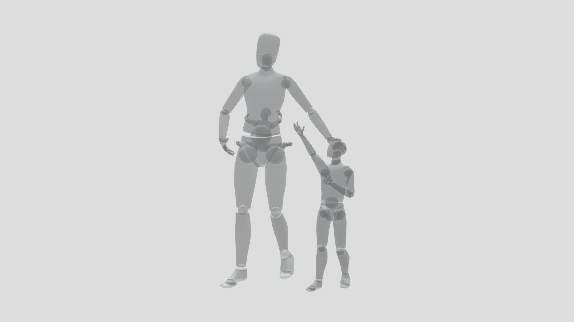 Mama char - Download Free 3D model by Lester paints the world ...
