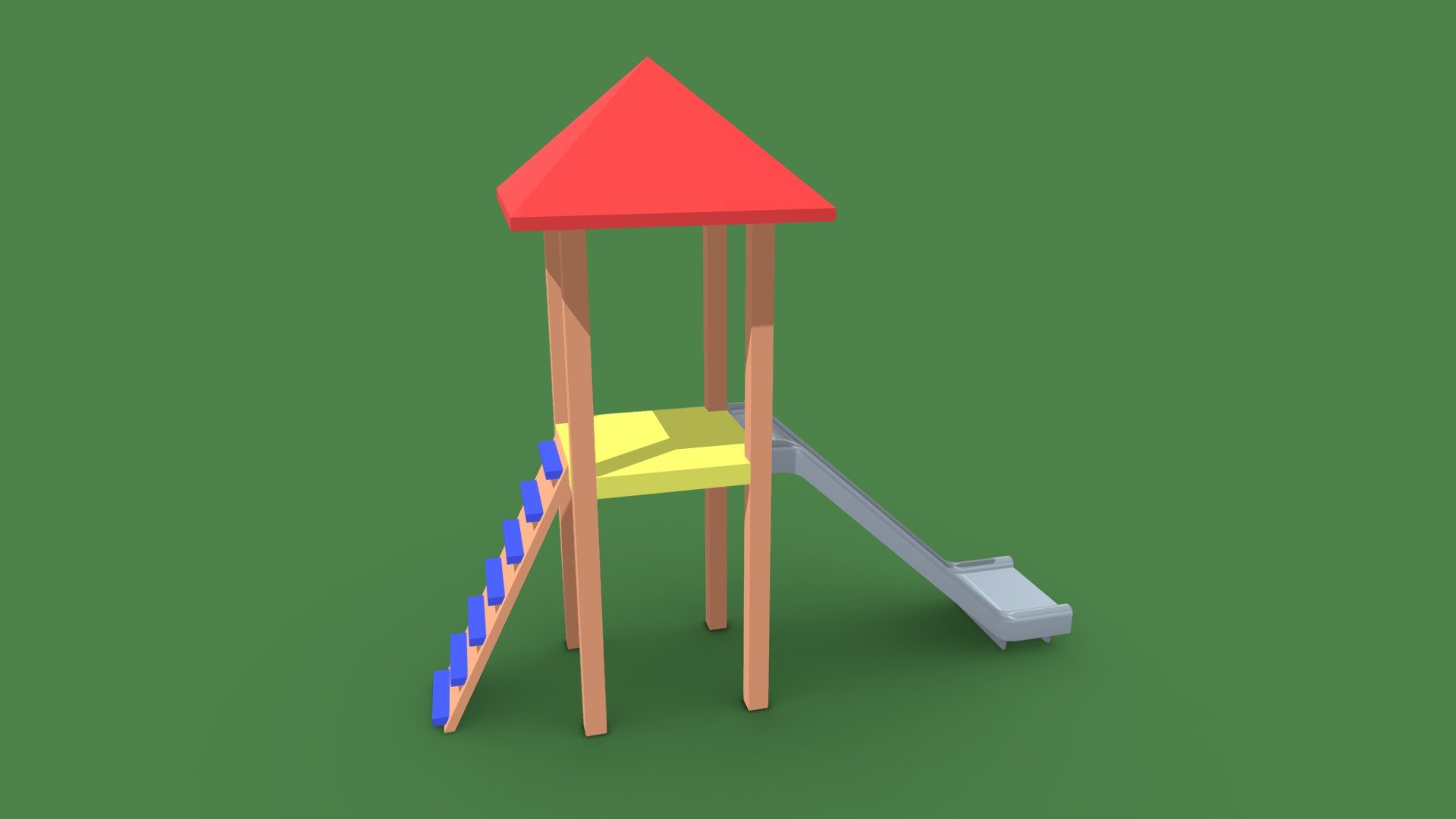 Playground Slide - 3D model by Maggatron (@MaggaModels) [b8e495a ...