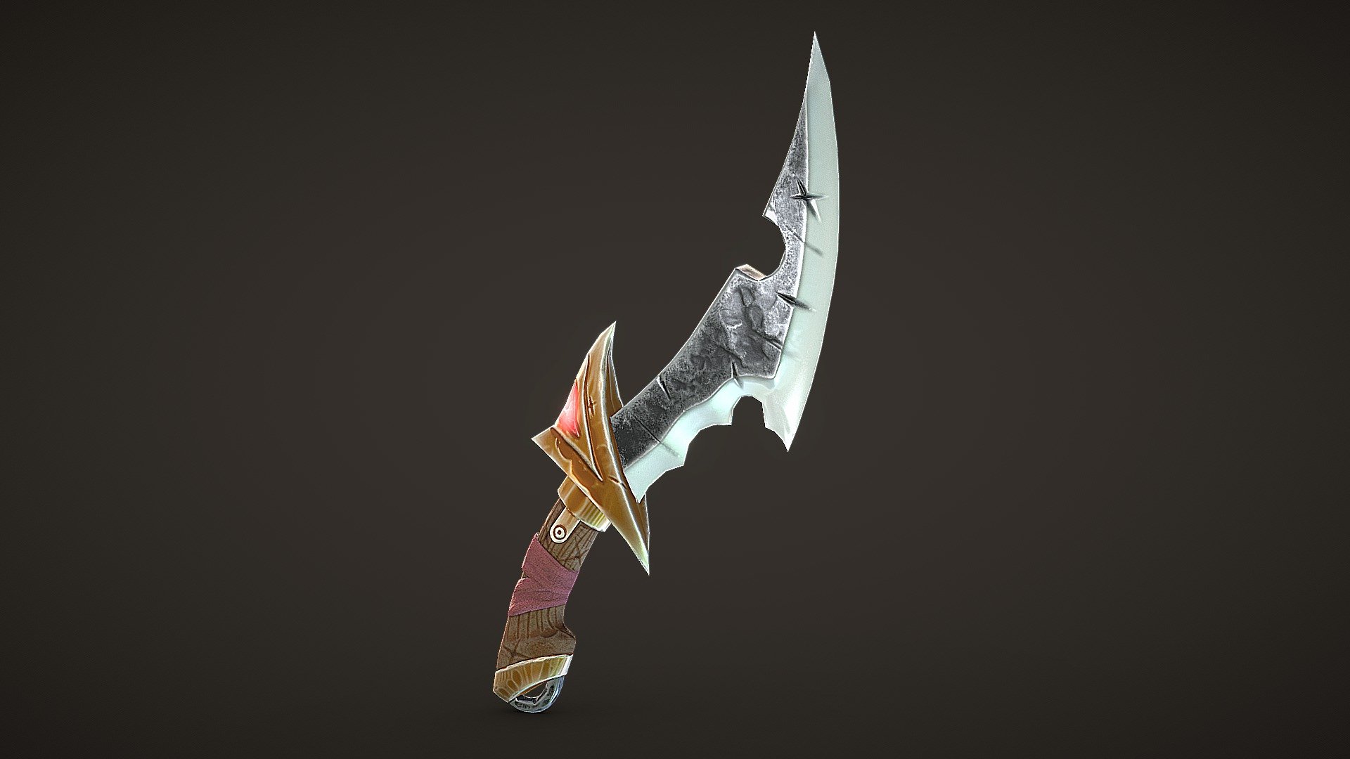 Stylized Dagger - 3D model by Ika3D (@ikagogava) [b8e5c0b] - Sketchfab
