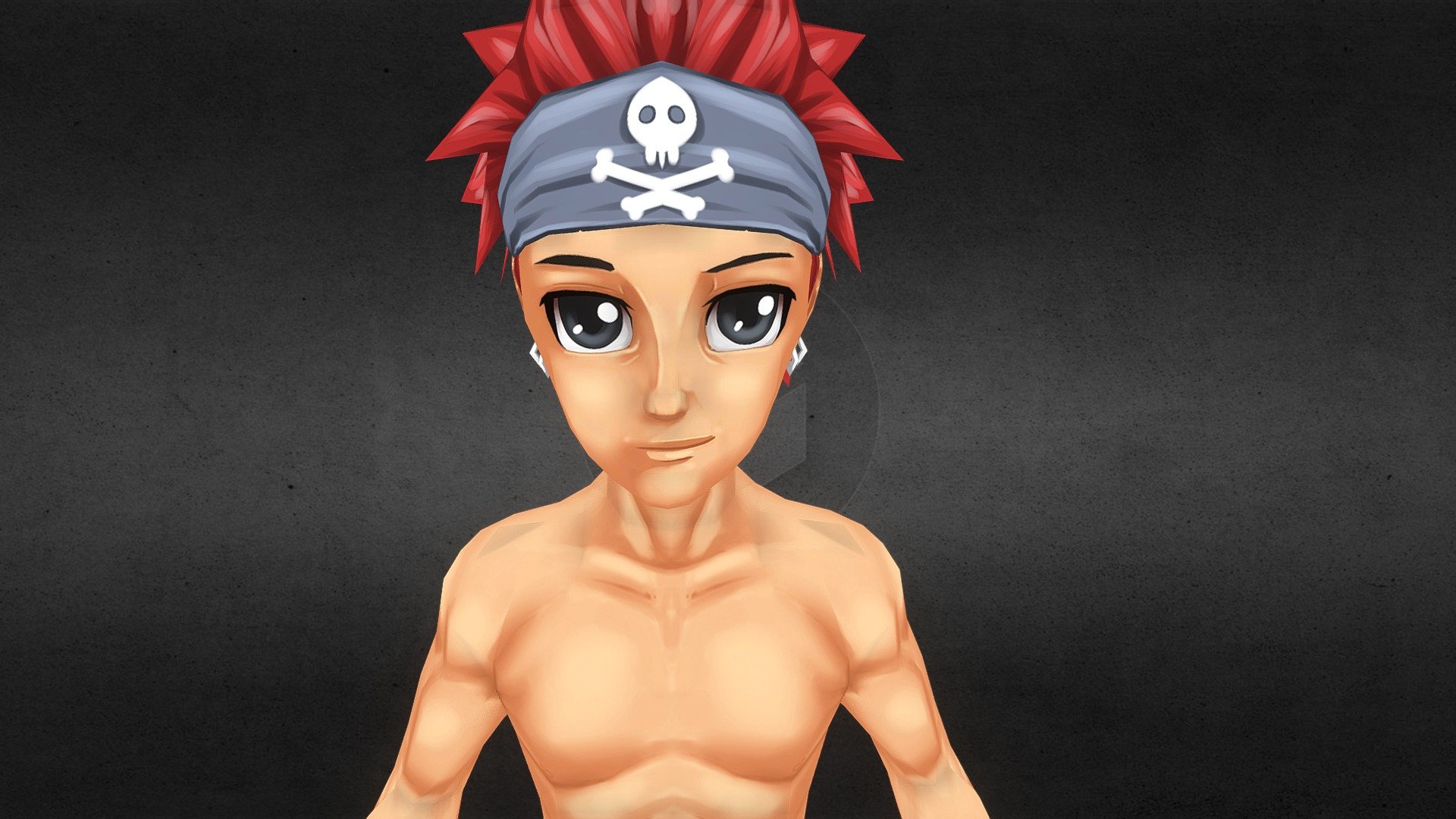 3D Male Character with Handpainted Textures - 3D model by Bruno Sidarta ...