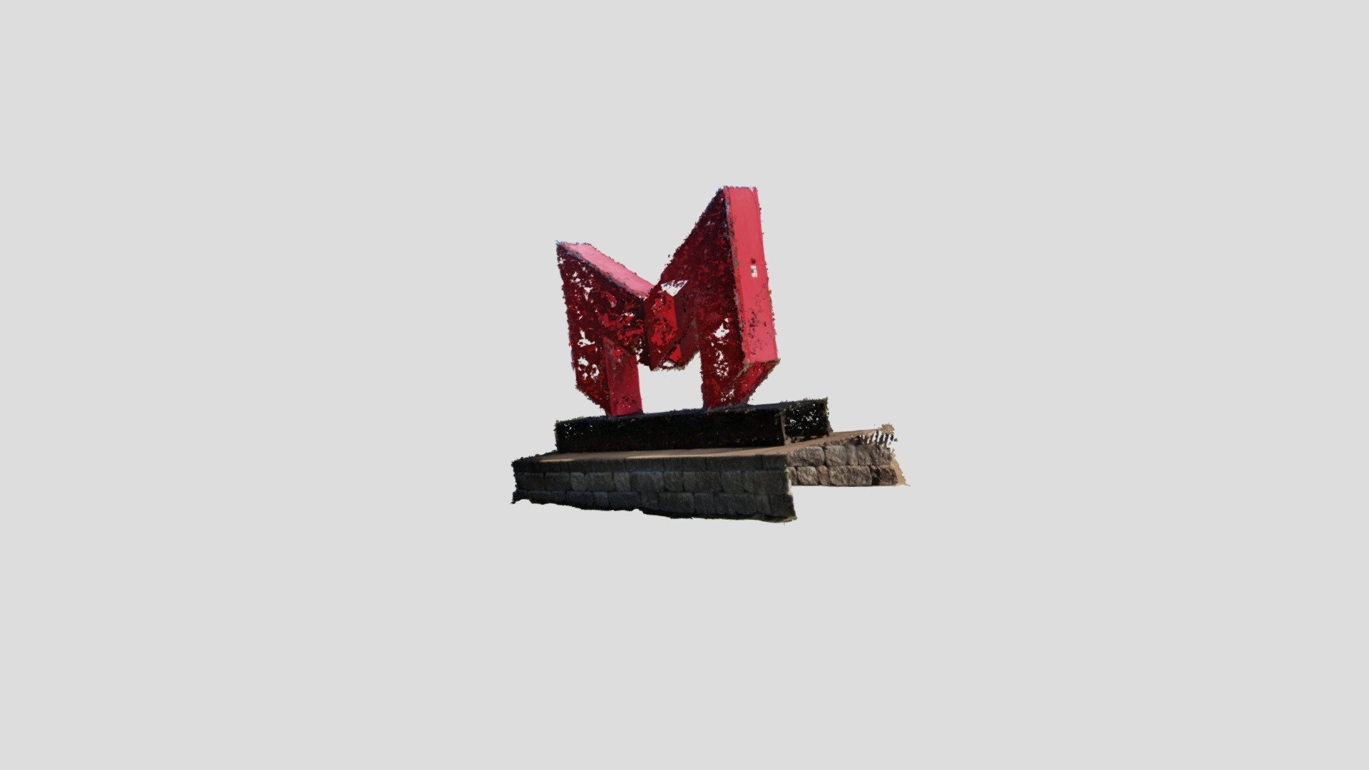 Big Red M 5 - 3D model by cbanden1 [b8e78b0] - Sketchfab