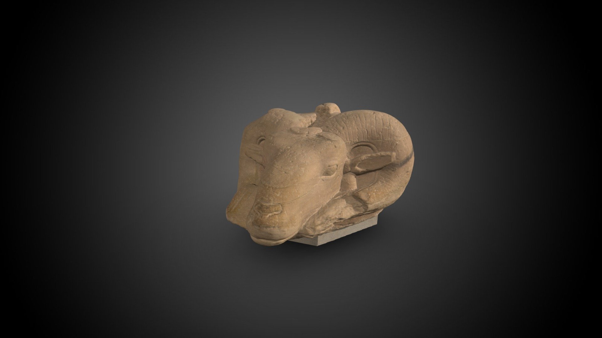 Head of a Criosphinx - 3D model by Museo Egizio (@Museoegizio) [b8e80dc ...