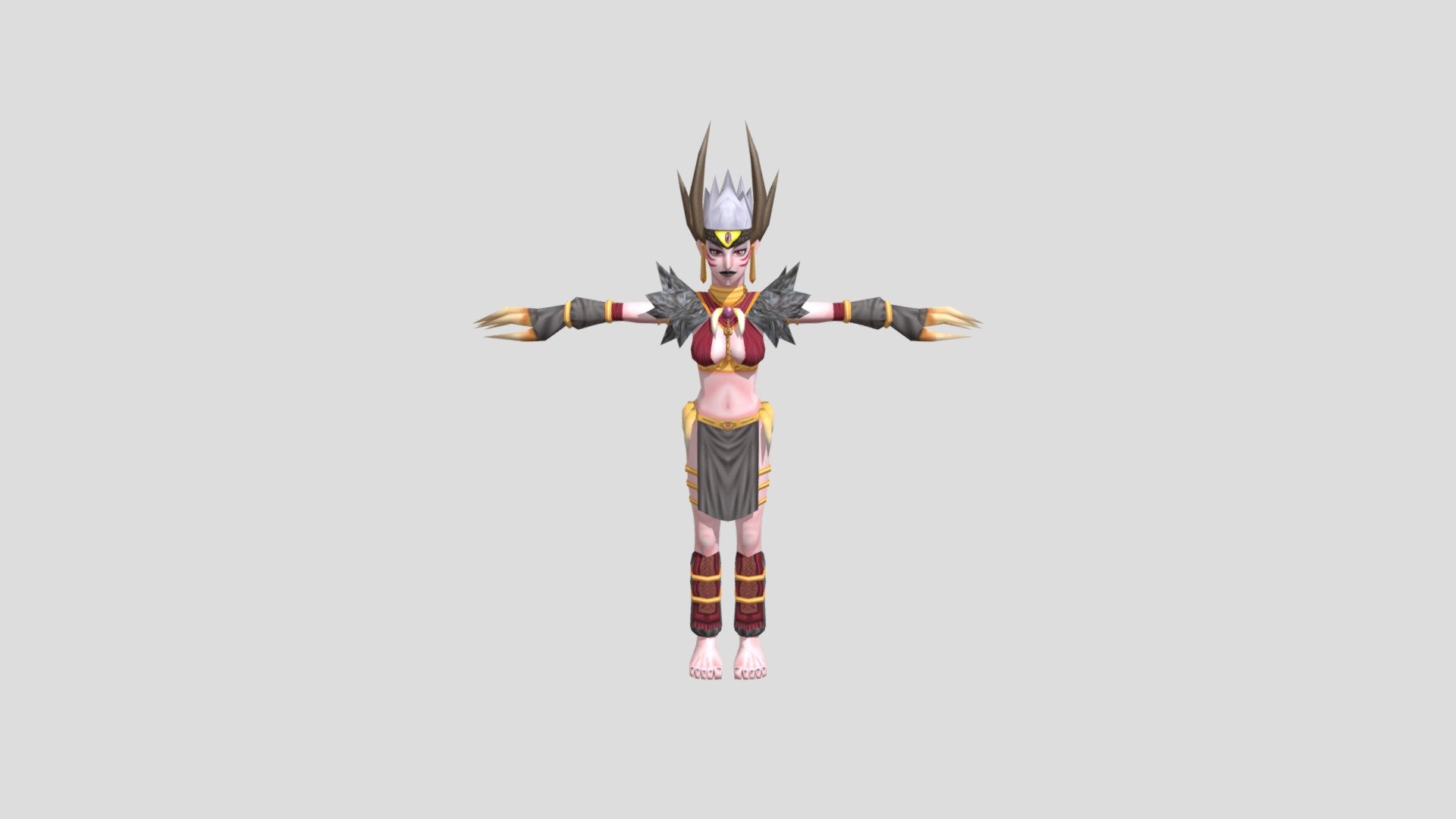 Witch Dancer - Download Free 3D model by DraconicVisions (@Matias ...