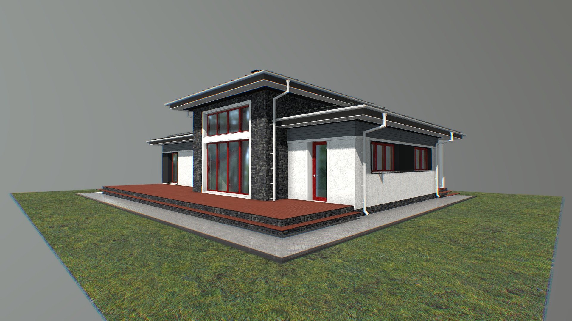 1 floor residential house PR05_11_21 - Buy Royalty Free 3D model by VRA ...