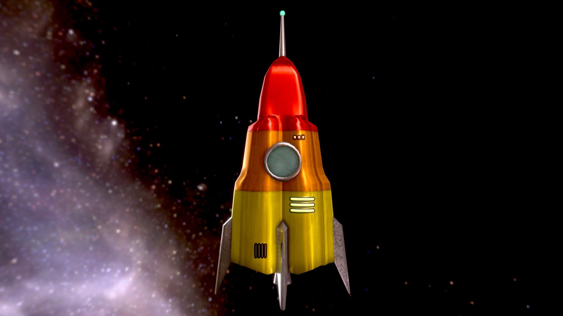 Rocket Lolly Spaceship #SketchfabWeeklyChallenge - Download Free 3D ...