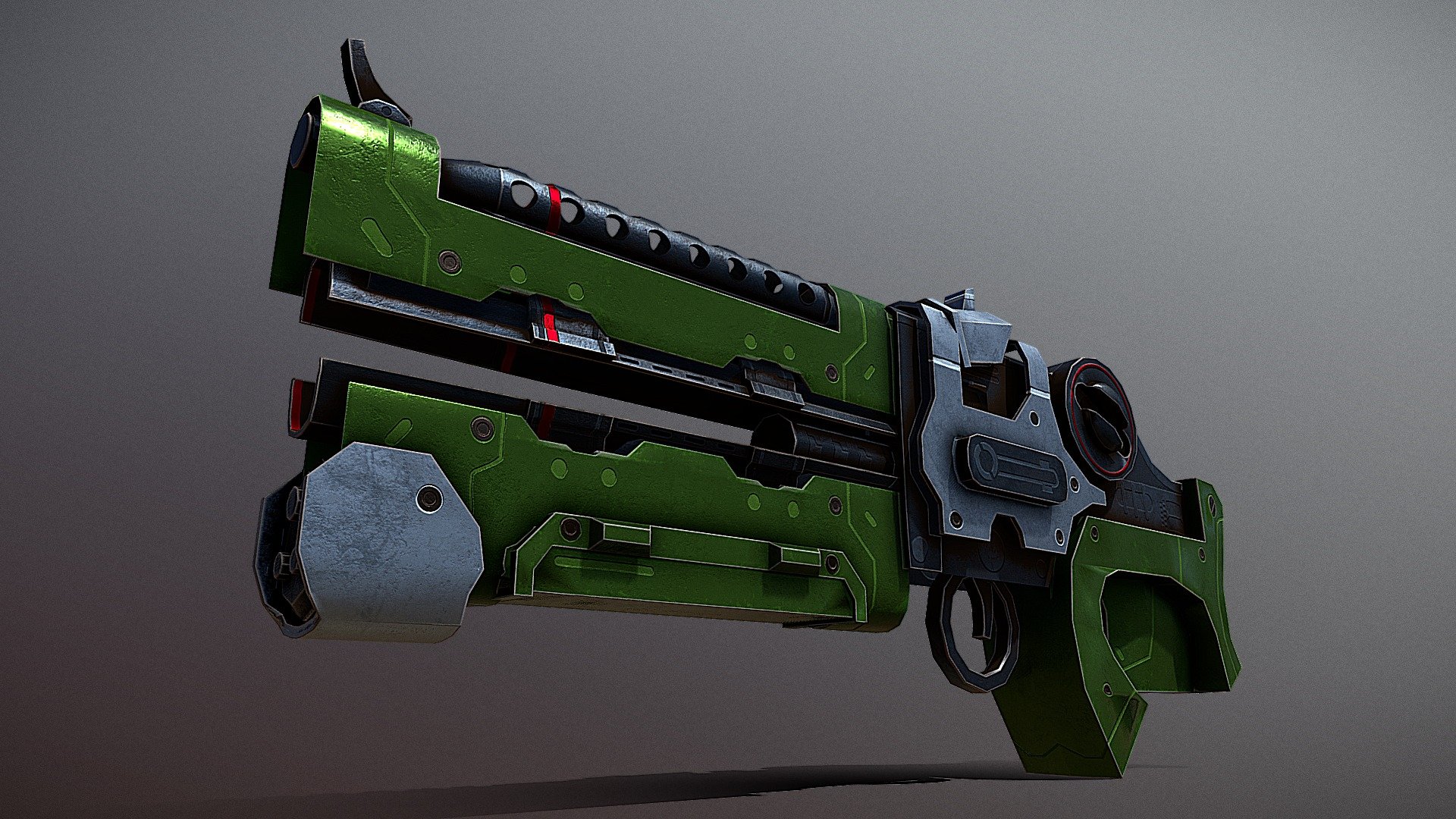 LaserGun - 3D model by MagicBean _神奇豆豆 (@magic_bean) [b8efa90] - Sketchfab