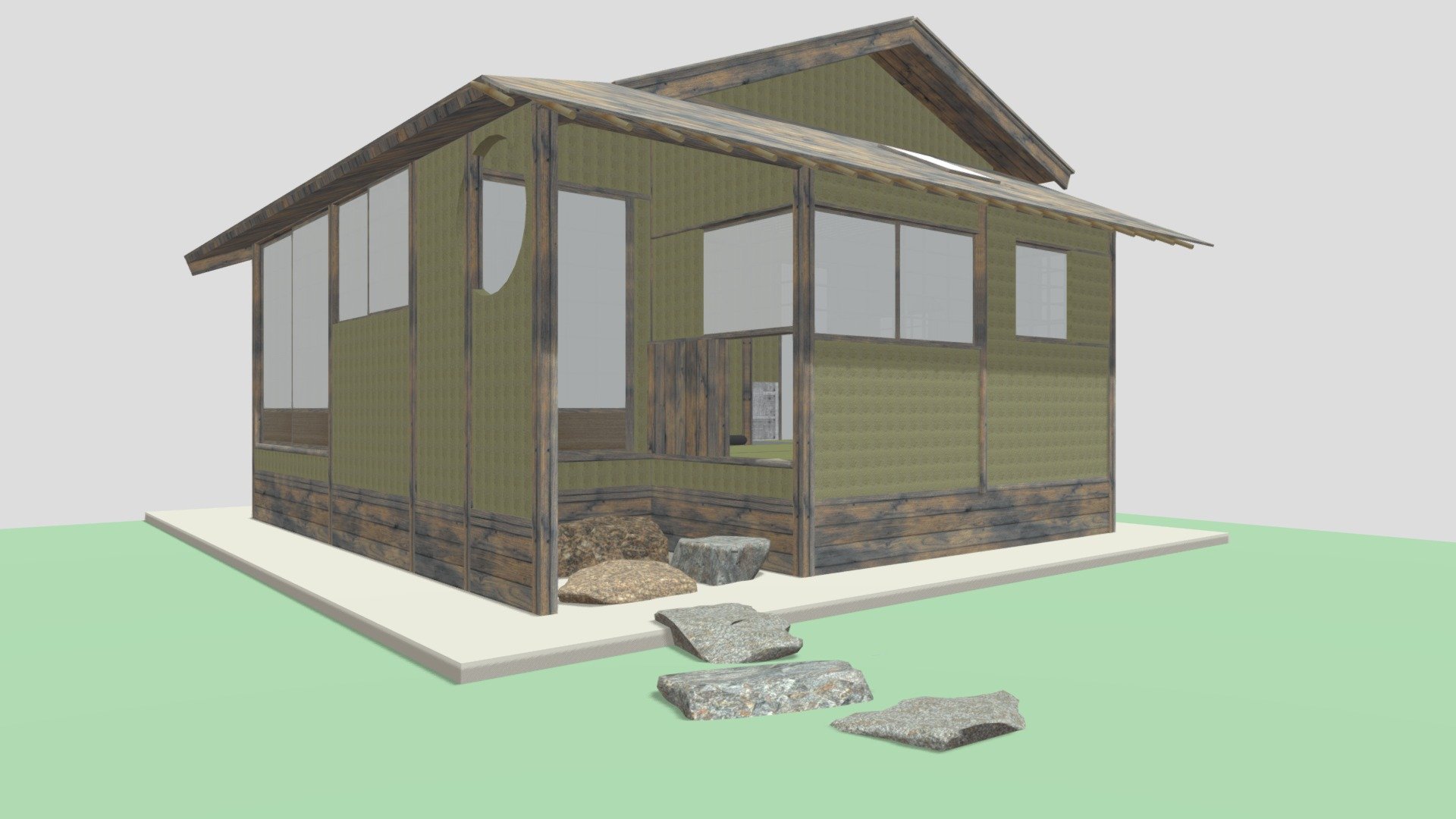 如庵 - 3D model by colife3 [b8f0331] - Sketchfab