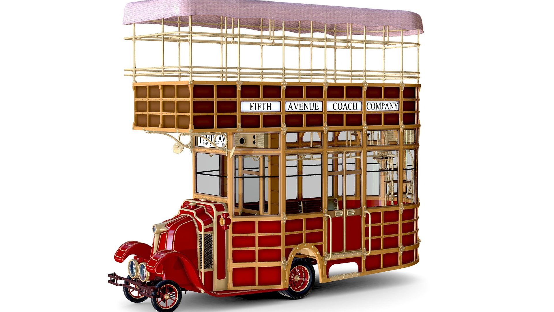 NYC bus cartoon - Buy Royalty Free 3D model by IgYerm (@IgorYerm ...