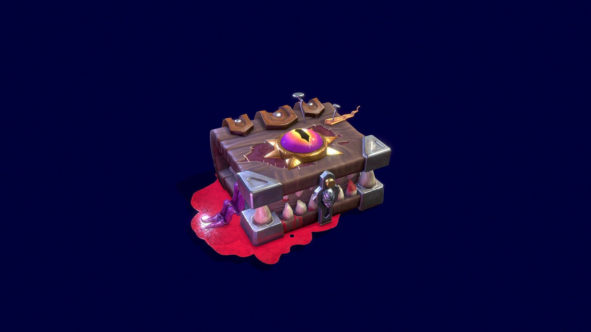 Stylized Demon Book - 3D model by pedrotsv [b8f39aa] - Sketchfab