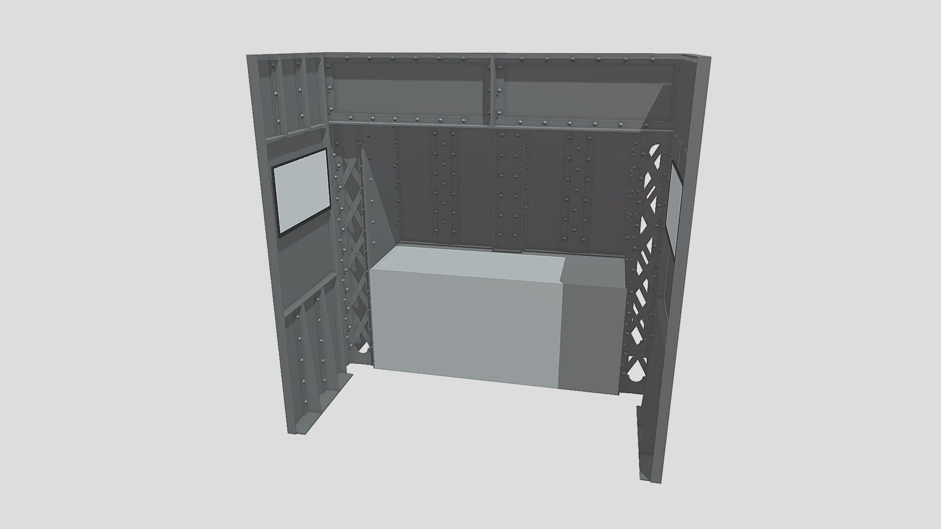 Electrical Booth - 3D model by featherbeams [b8f5e1f] - Sketchfab