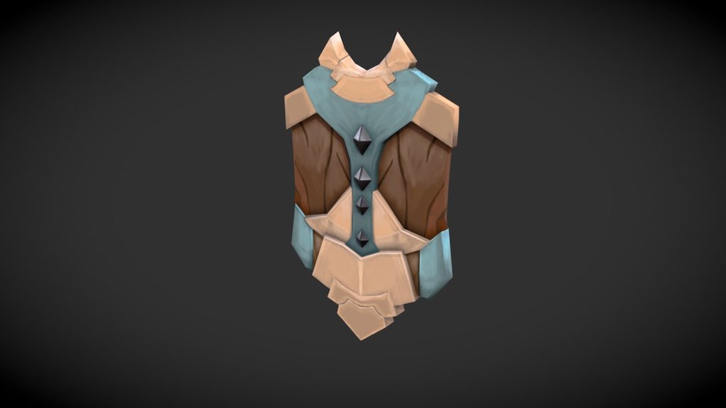Hand Painted Shield - Download Free 3D model by Chris Zirk (@schnueres ...