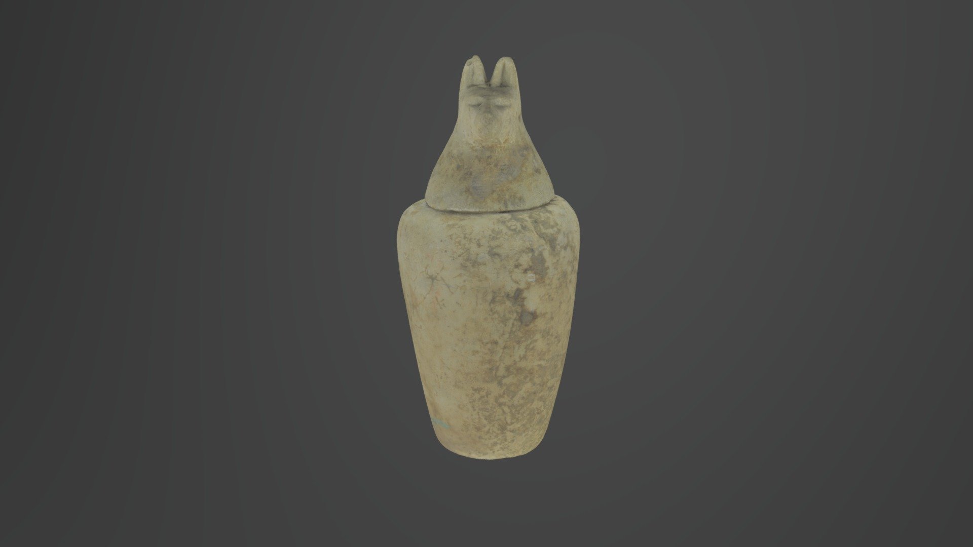 Late Kingdom Canopic Jar - 3D model by LibCat [b8f9ccc] - Sketchfab