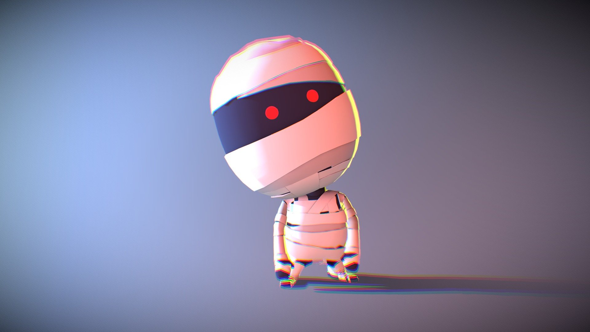 Halloween character - Mummy - Buy Royalty Free 3D model by Rosh ...
