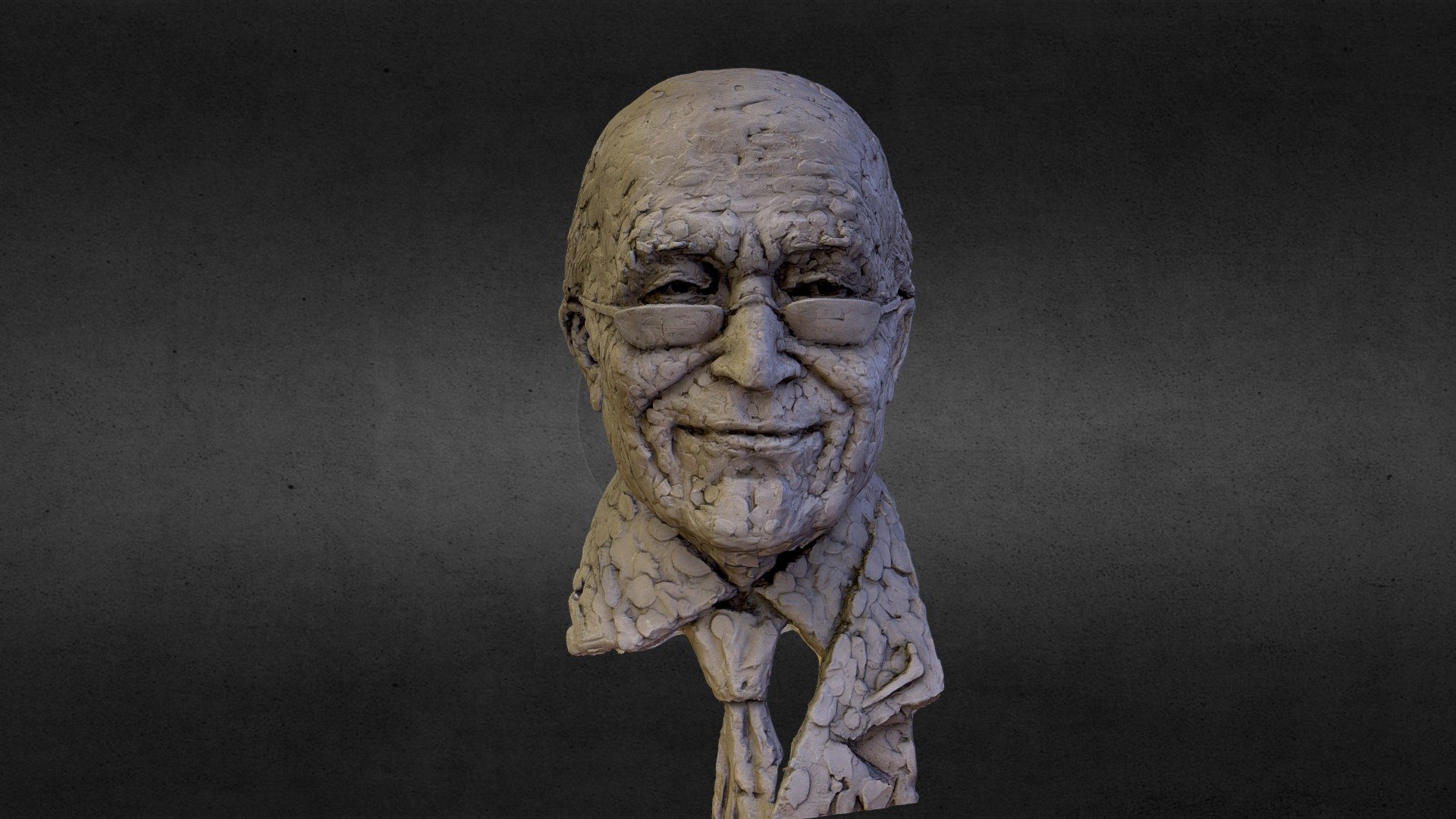 Bust of Robert Ling sculpted by Luke Shepherd - 3D model by Myron ...