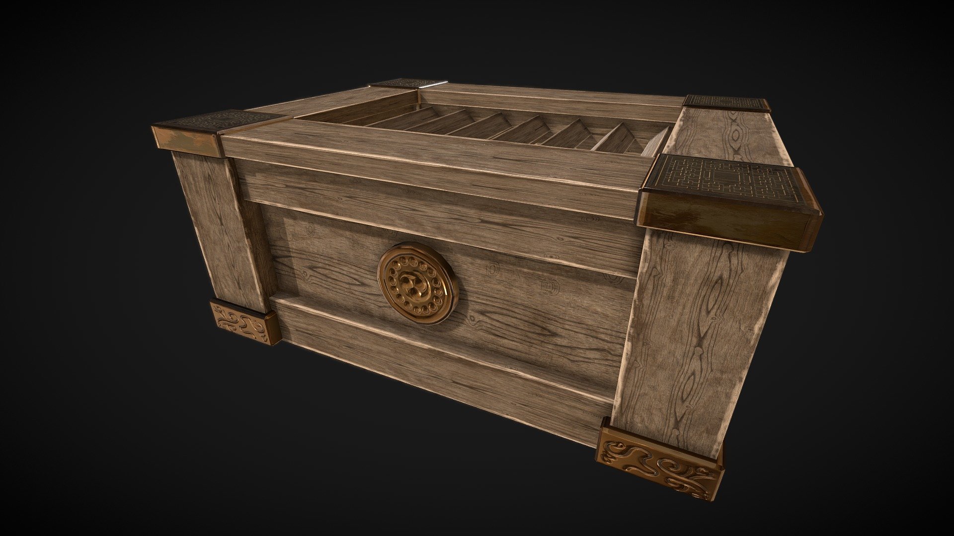 Saisenbako - Shinto Offering Box - 3D model by Deerex 🦖 ...