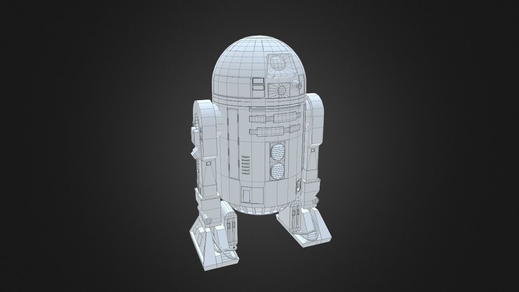 R2-D2 - 3D model by Rusop [b8fc6e1] - Sketchfab
