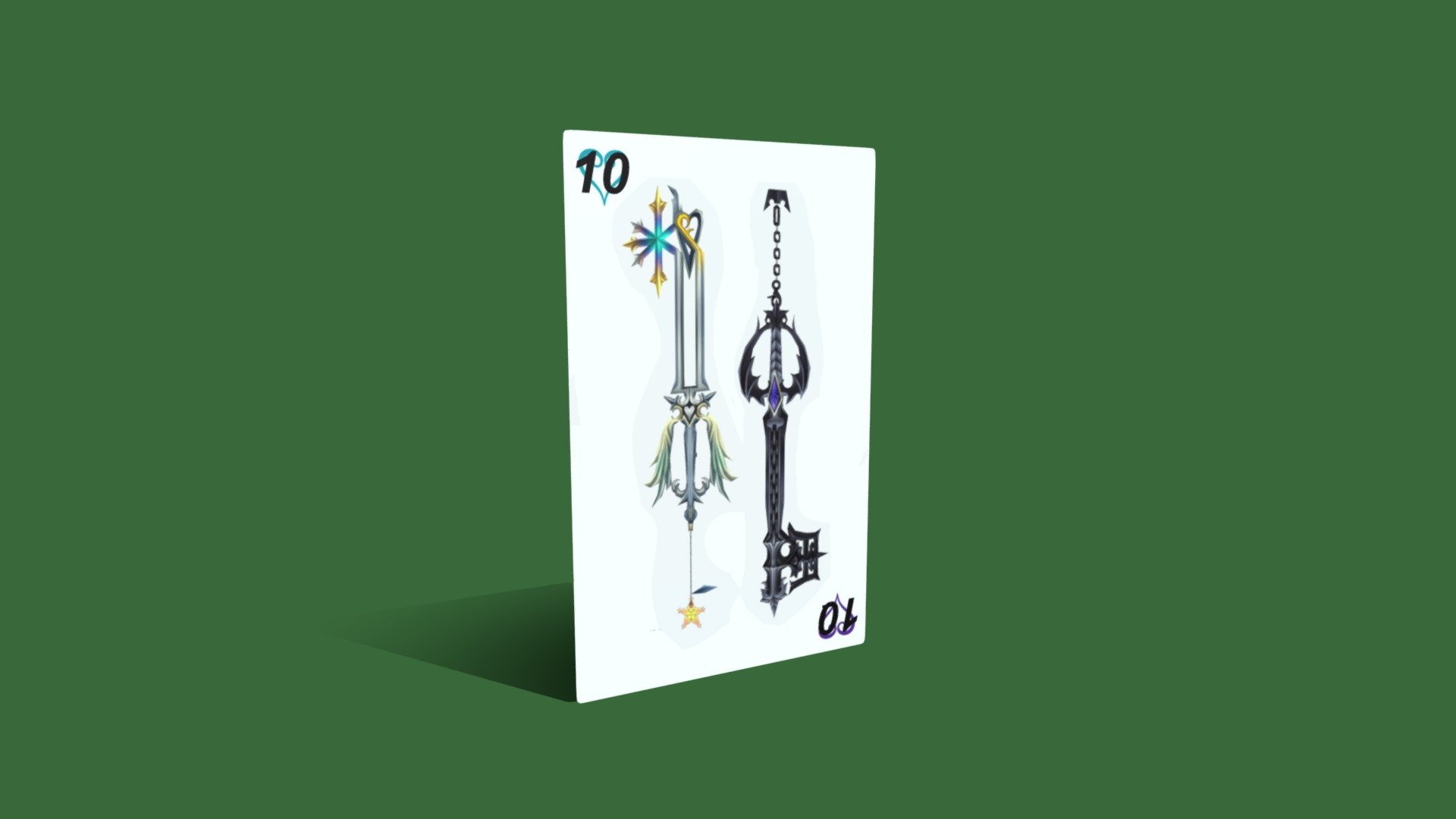 Playing Card - 3D model by Maggatron (@MaggaModels) [b8fcd56] - Sketchfab