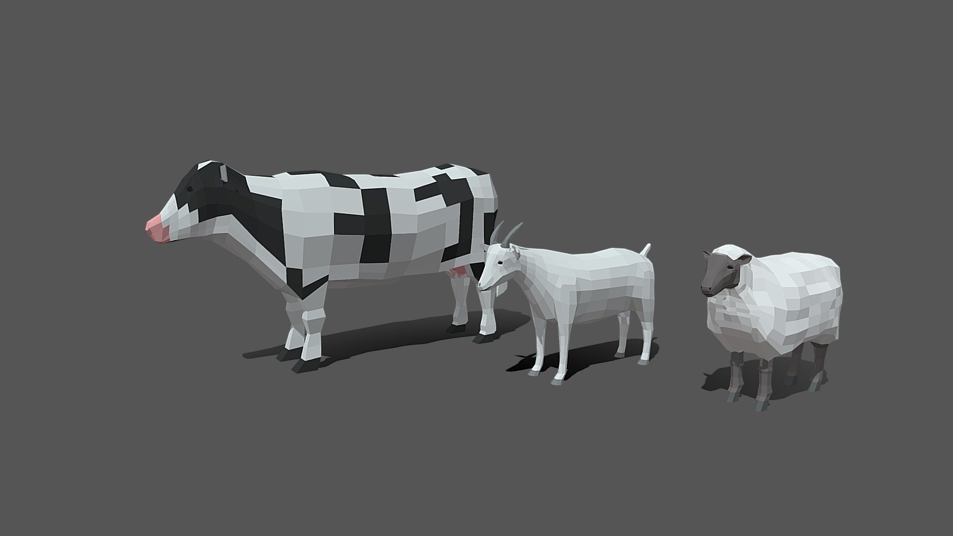Domestic Animals Collection V2 - Buy Royalty Free 3D model by chroma3d ...