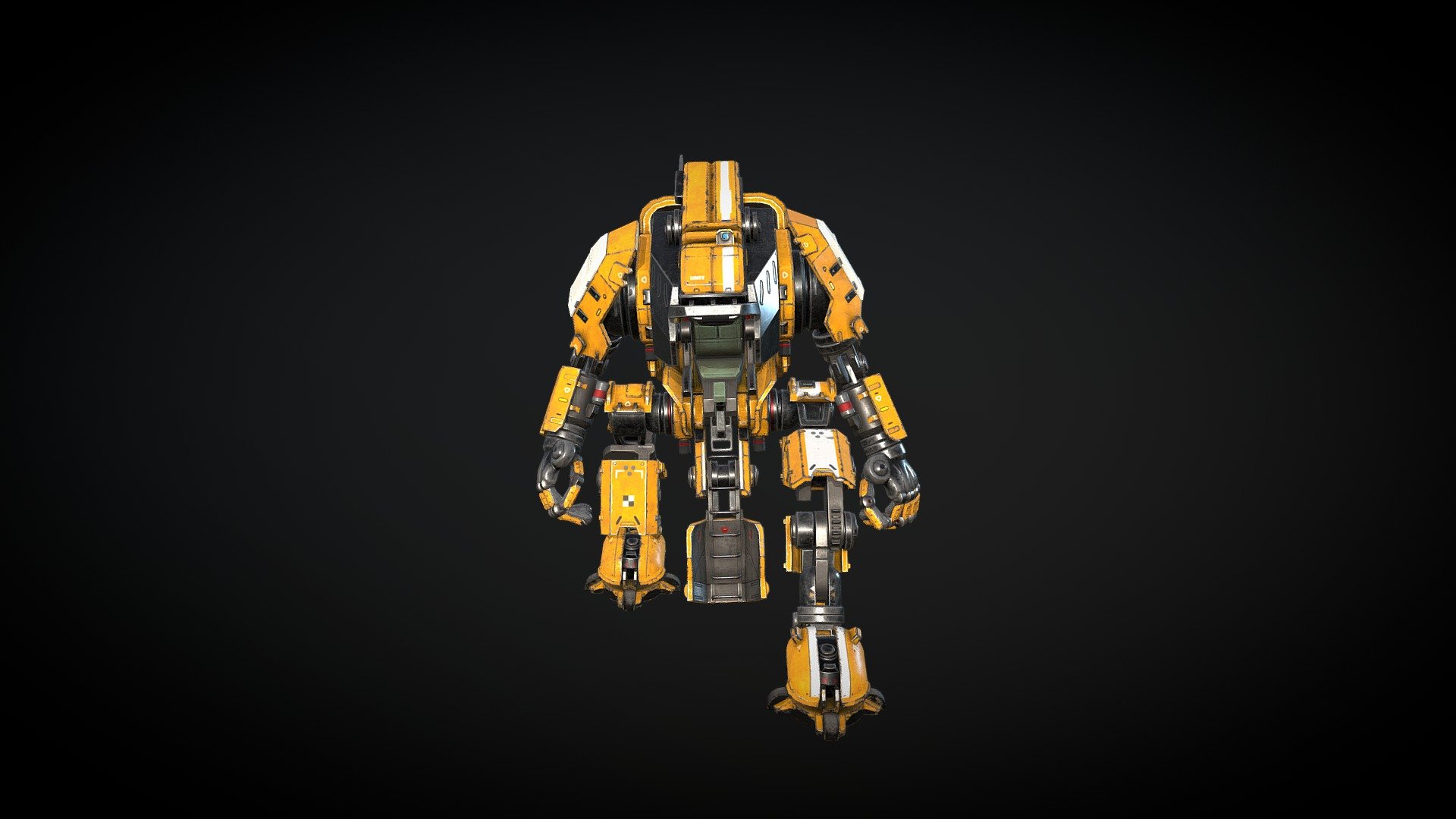 M.S.R.U Prototype Mech - 3D model by Leon Cao (@Leon_Knell) [b9014a5 ...