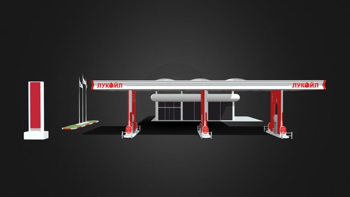 Gas-station 3D models - Sketchfab