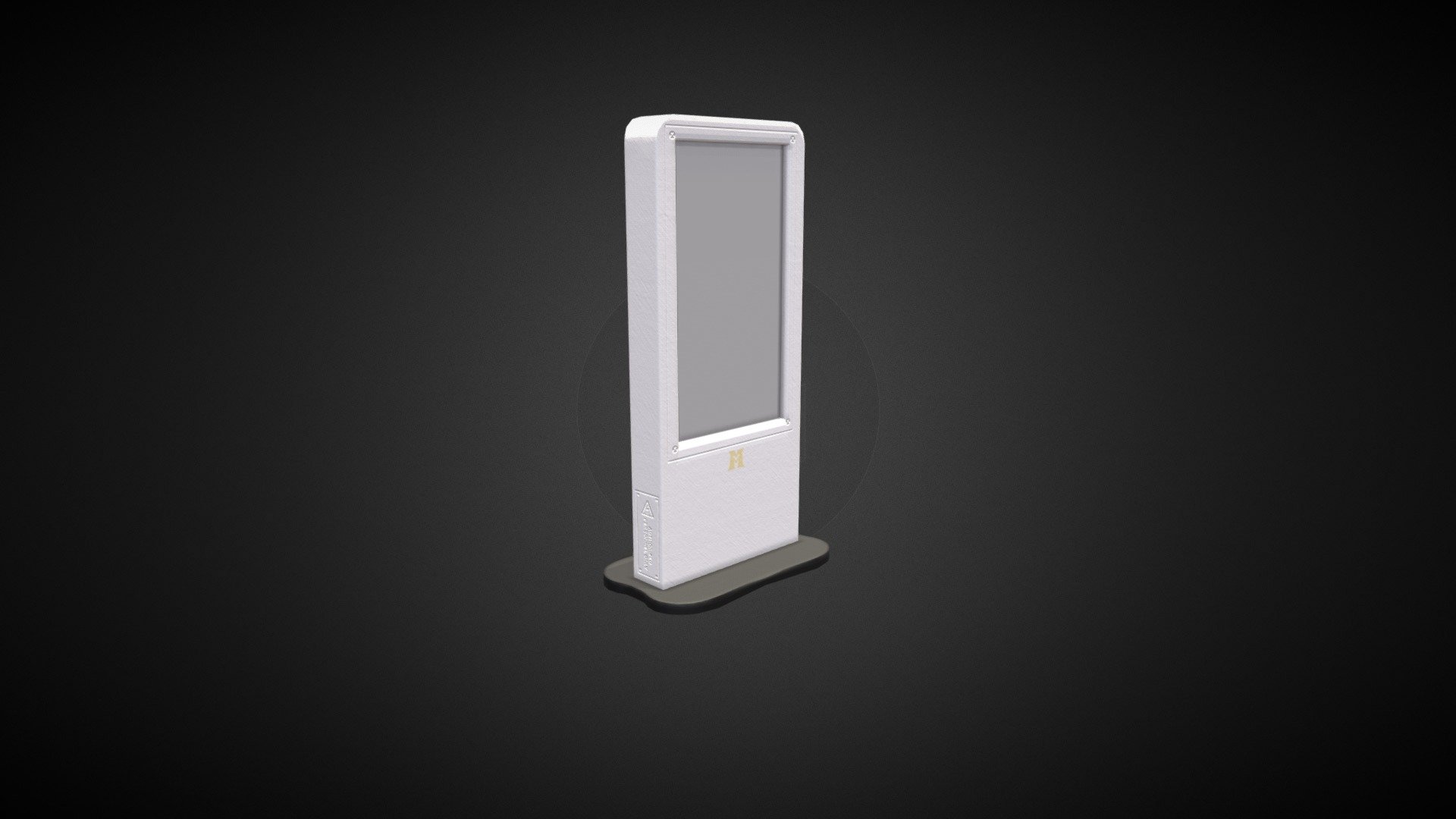 Ad display - 3D model by markurion [b903a37] - Sketchfab