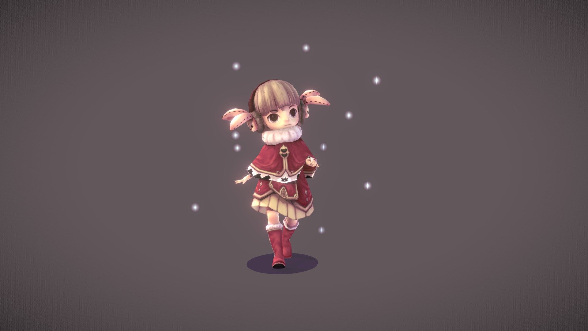 【Winter Girl】 - 3D model by 5454 [b903e8b] - Sketchfab