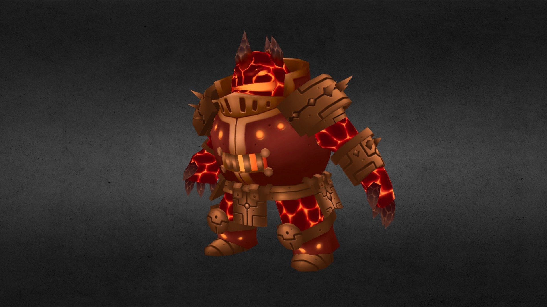 Lava Boss - 3D model by Steven Moreno (@stevenmoreno) [b9042a1] - Sketchfab