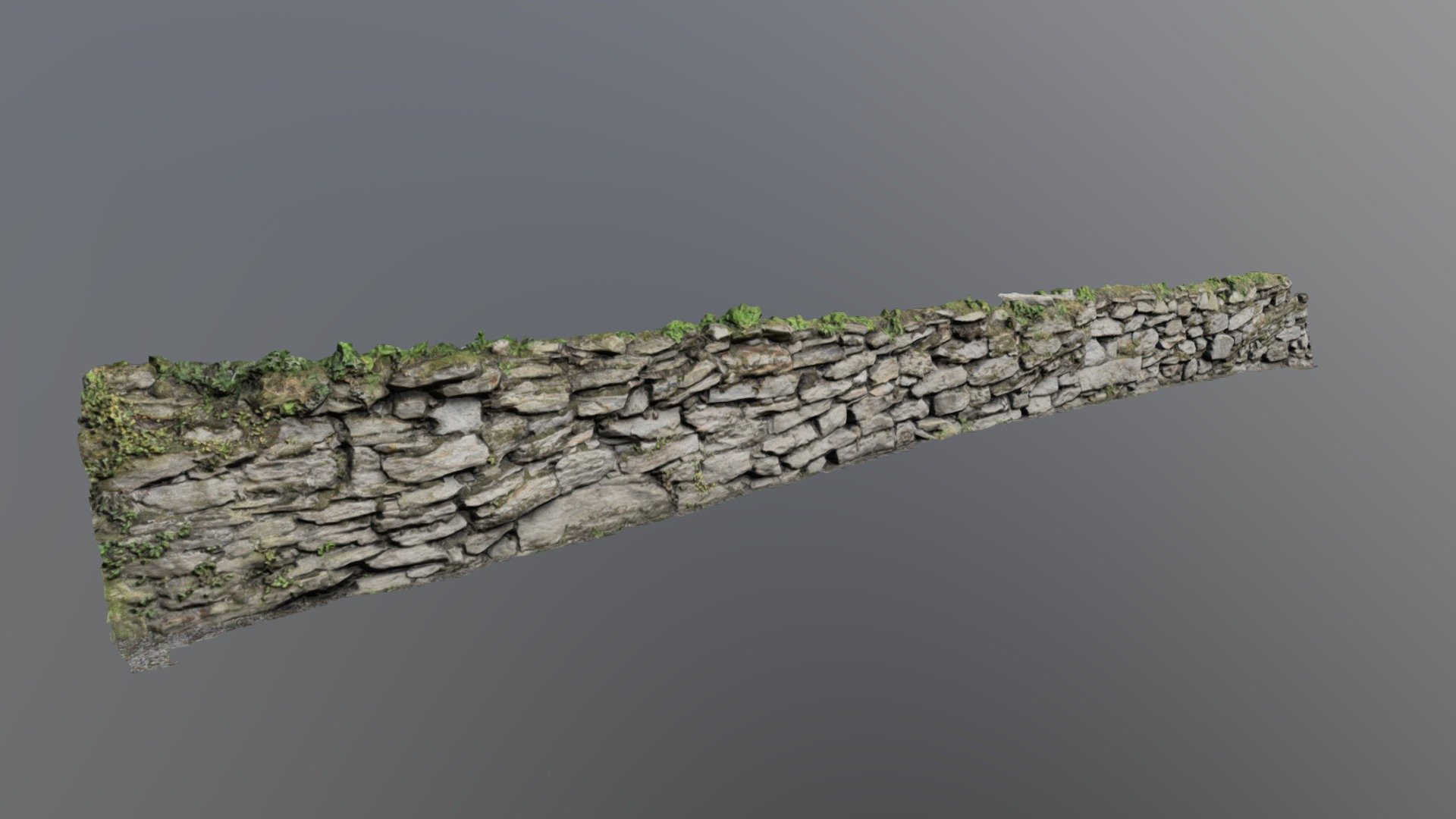 Long Stone Wall Retopology - 3D model by Pixel_Monster (@ar.jethin ...