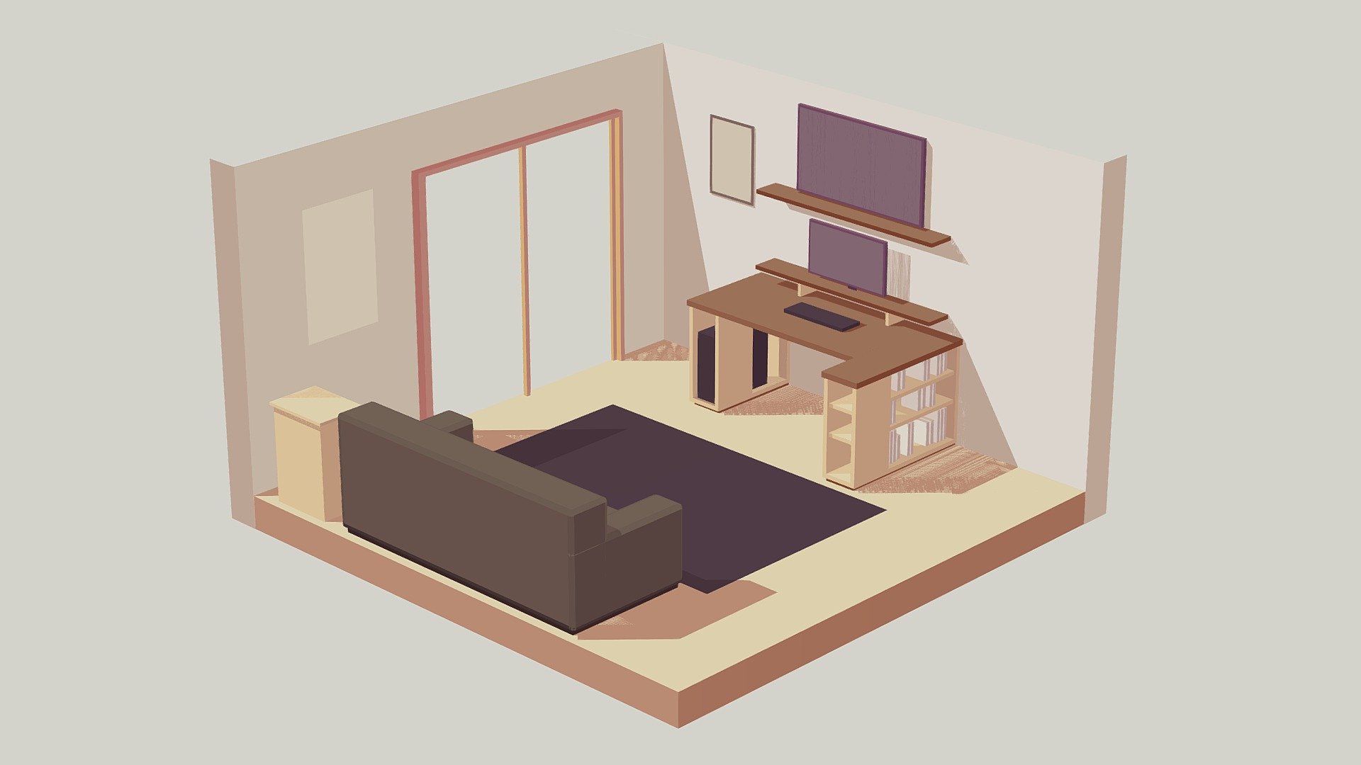 My Workspace (VR) - 3D model by tfriedel217 [b906ace] - Sketchfab