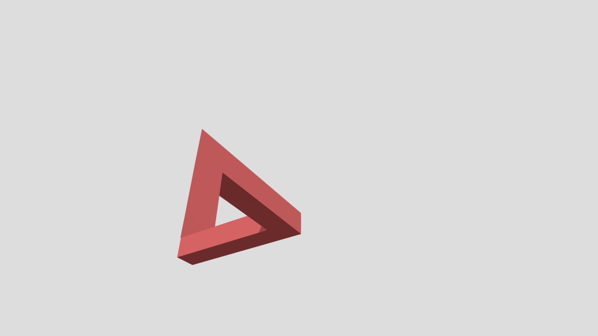 Impossible Triangle - 3D model by luyuhao [b906c0c] - Sketchfab