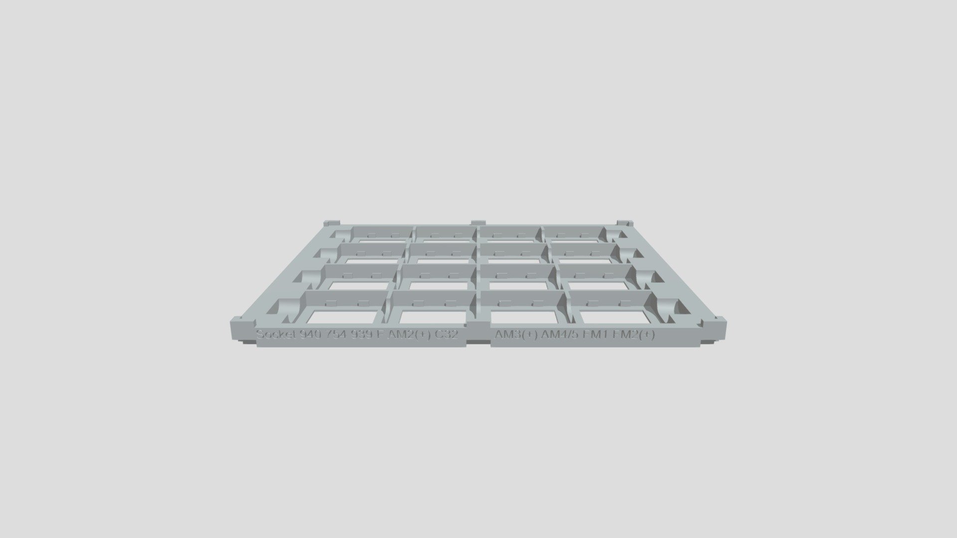 CPU Tray for AMD 12pcs 210-180 - Download Free 3D model by Nano17211 ...