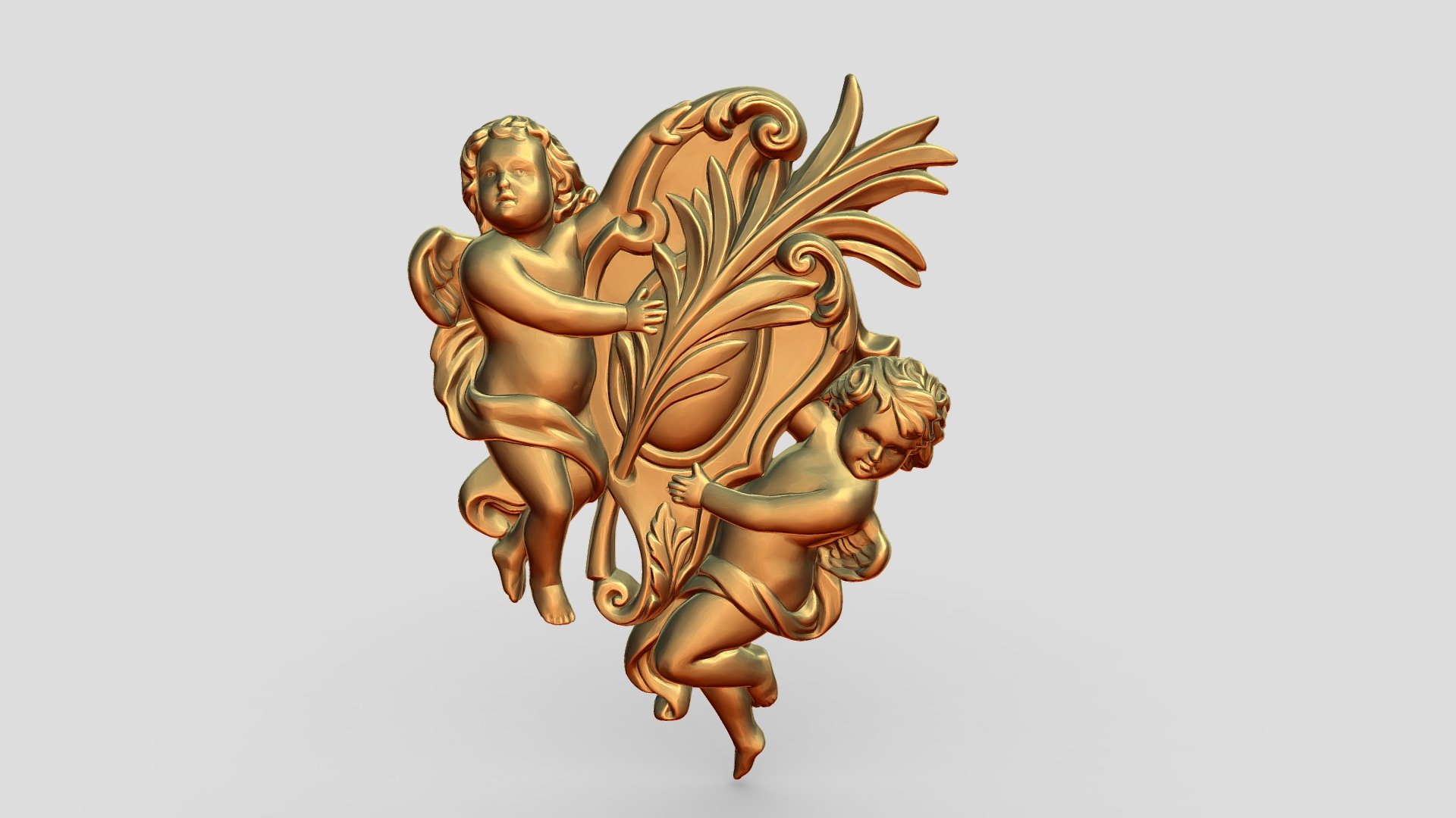 Wood carving 405x280x56mm - Download Free 3D model by Diana Liu ...