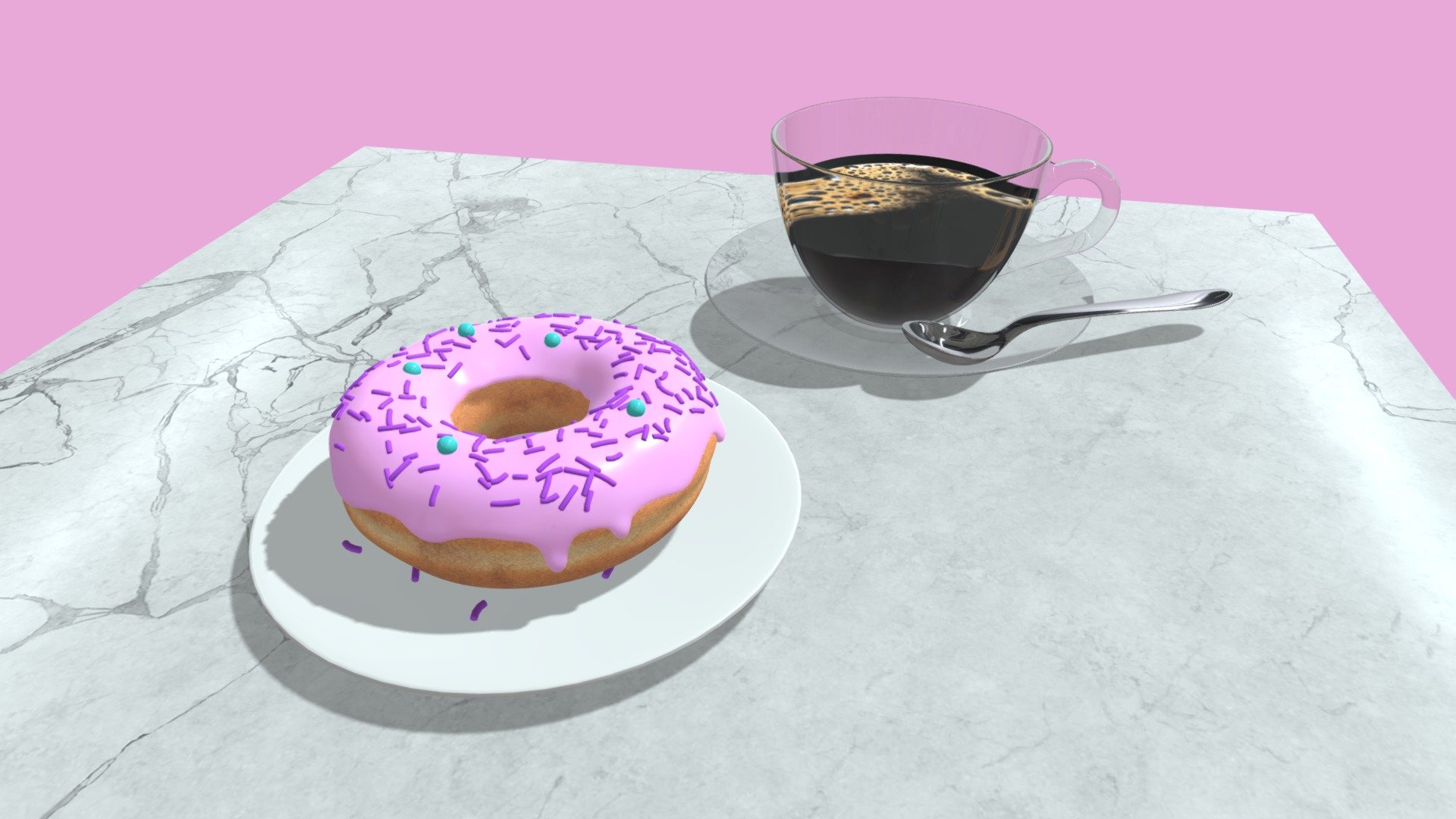 Donut - 3D model by carlossketch [b90d0a8] - Sketchfab